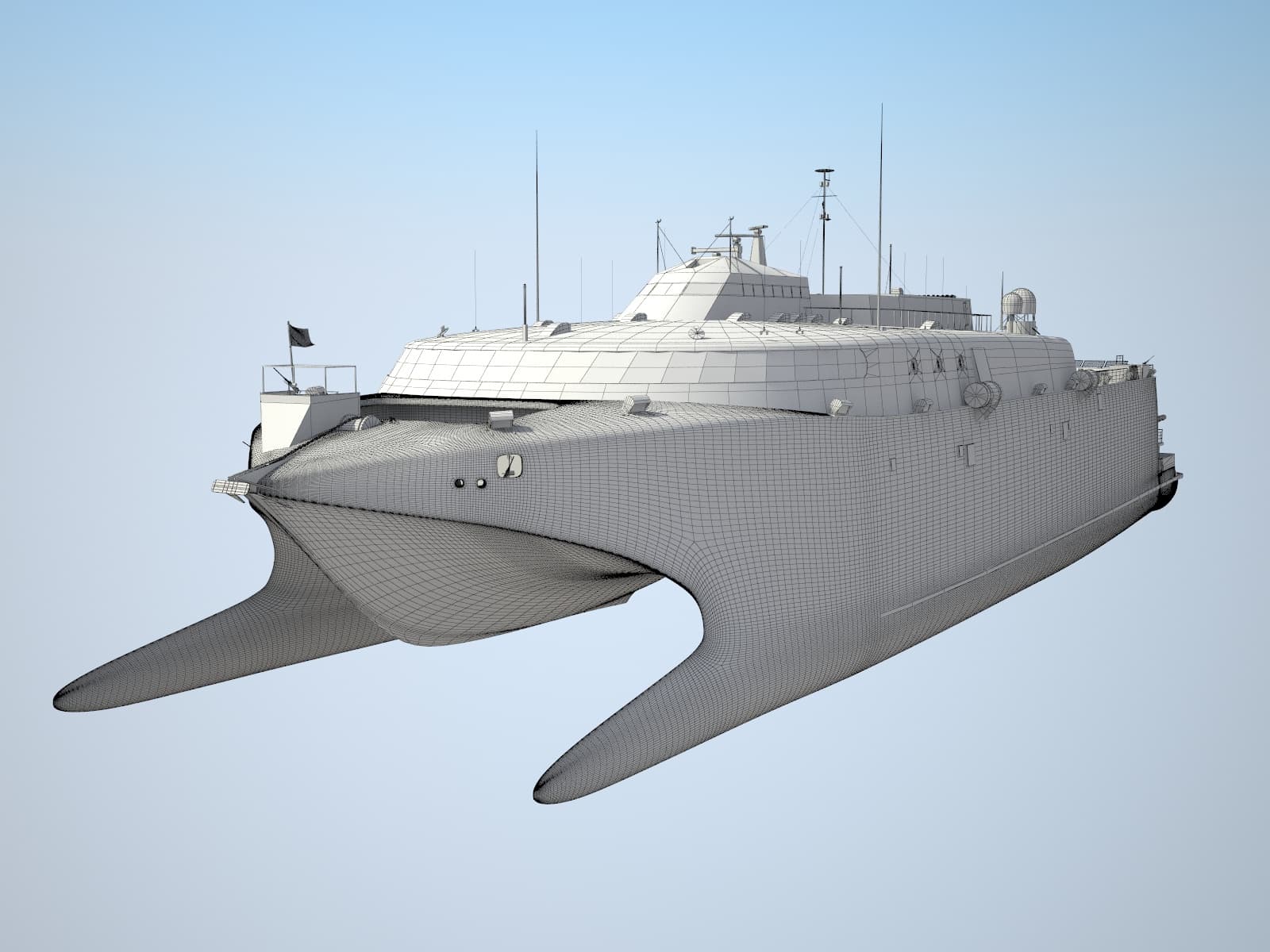 US Navy HSV-2 Swift 3D Model by SQUIR