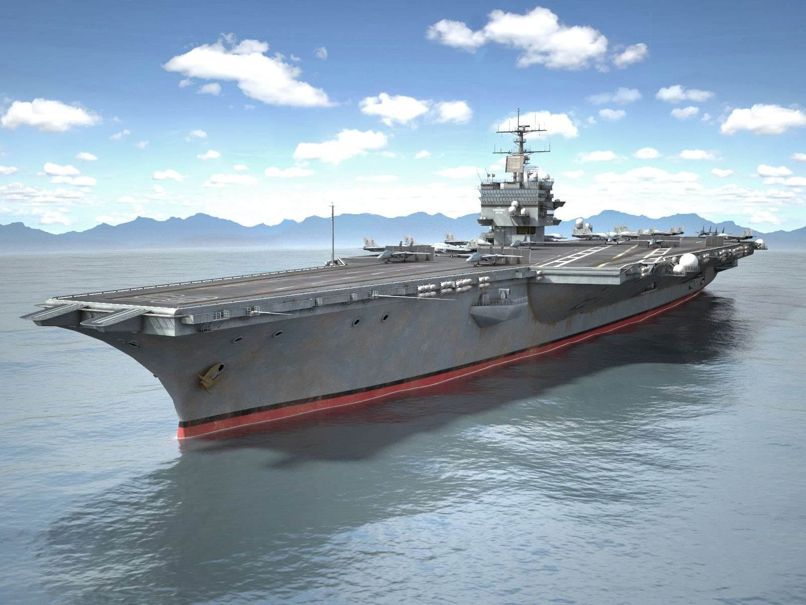 USS Enterprise CVN-65 NAVY SHIP 3D Model by SQUIR