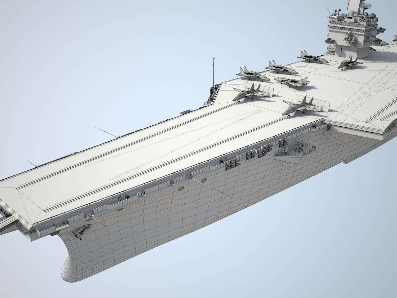 USS Enterprise CVN-65 NAVY SHIP 3D Model by SQUIR