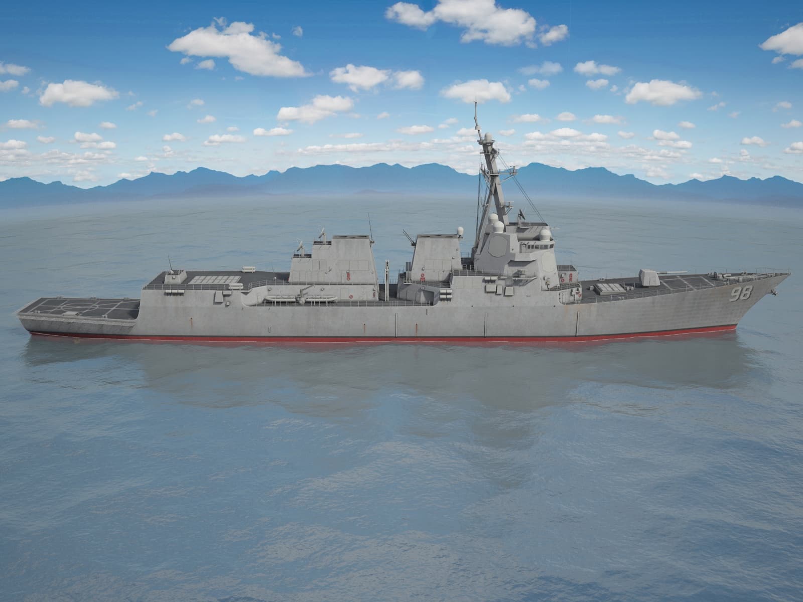 Uss Forrest Sherman Ddg98 Destroyer 3d Model By Squir