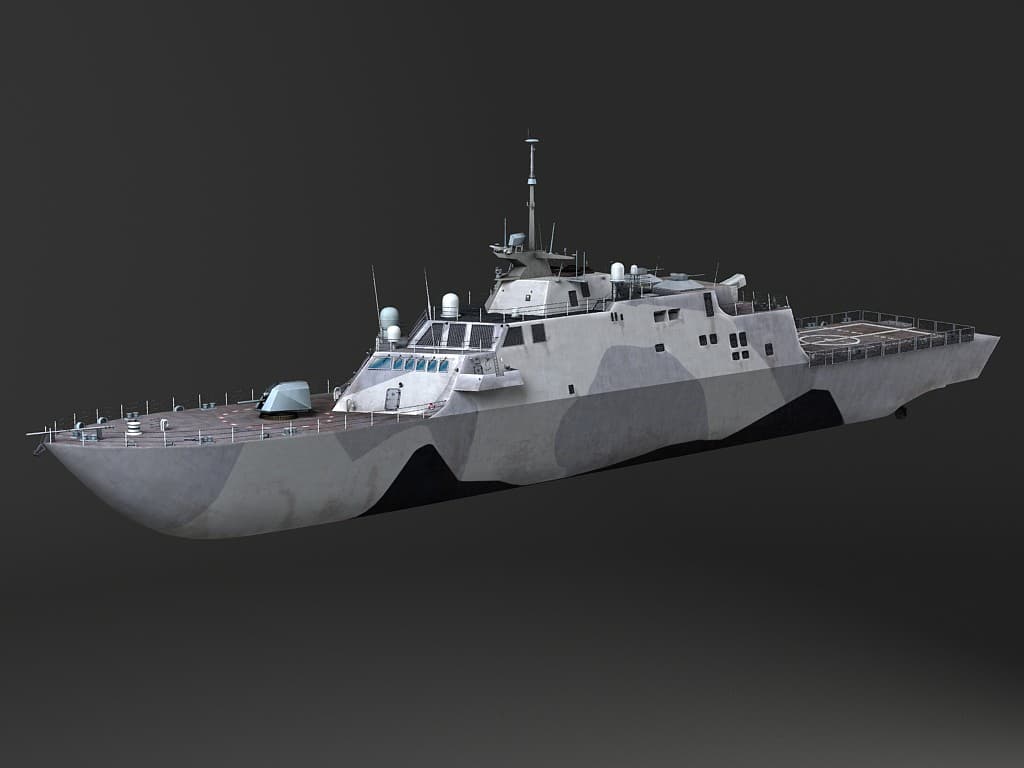 USS Independence LCS-1 3D Model by SQUIR