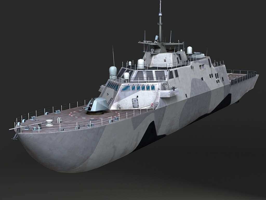 USS Independence LCS-1 3D Model by SQUIR