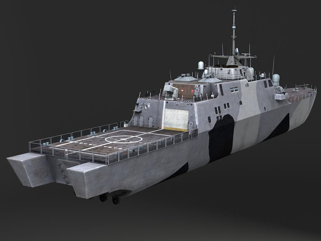 USS Independence LCS-1 3D Model by SQUIR