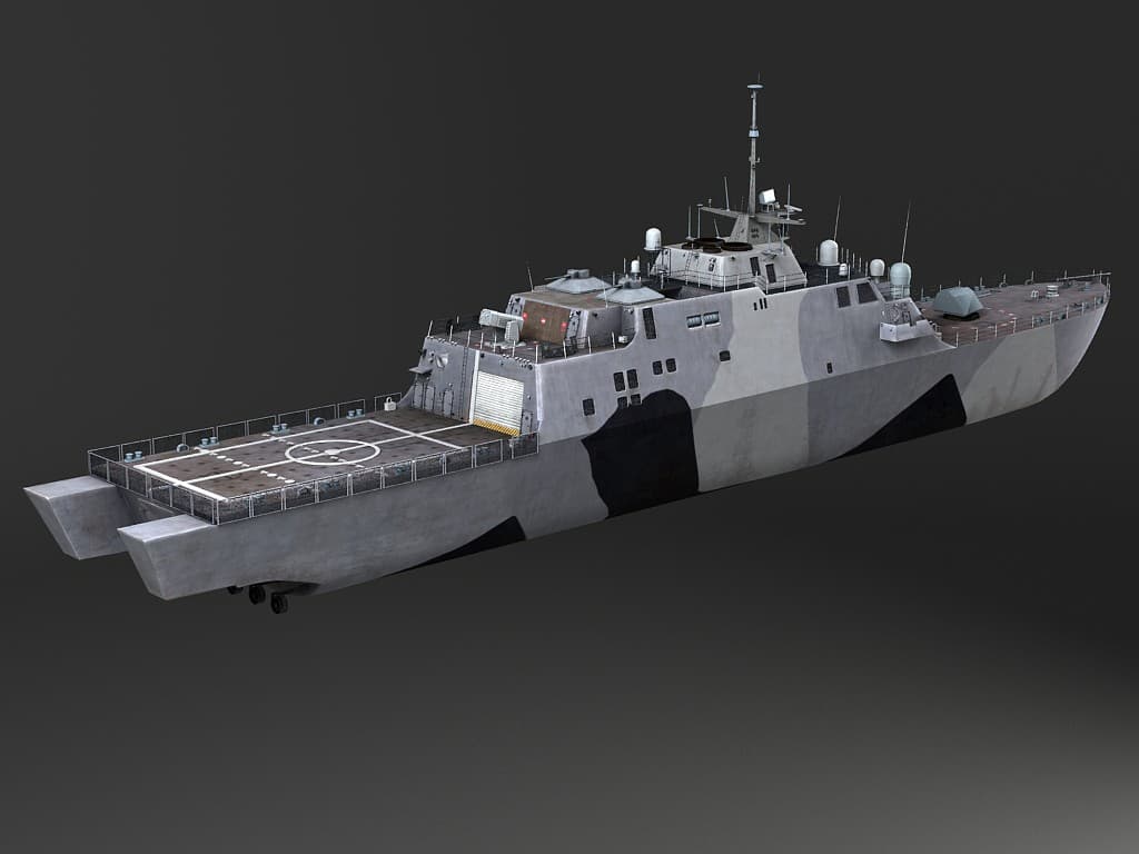 USS Independence LCS-1 3D Model by SQUIR
