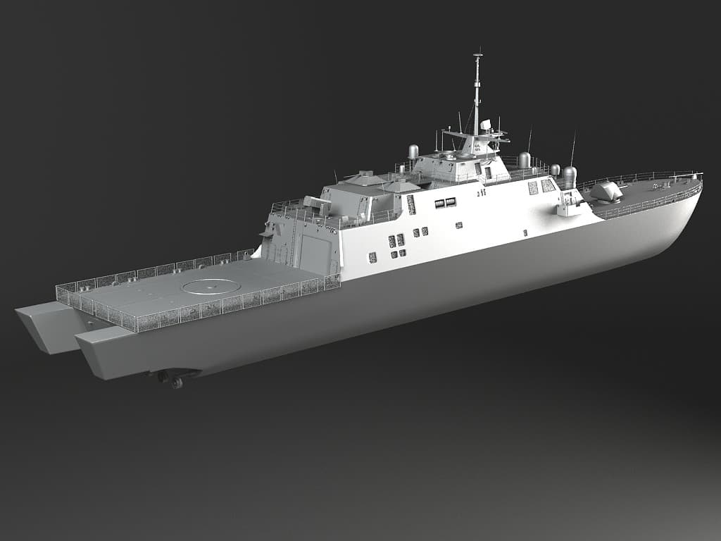 USS Independence LCS-1 3D Model by SQUIR