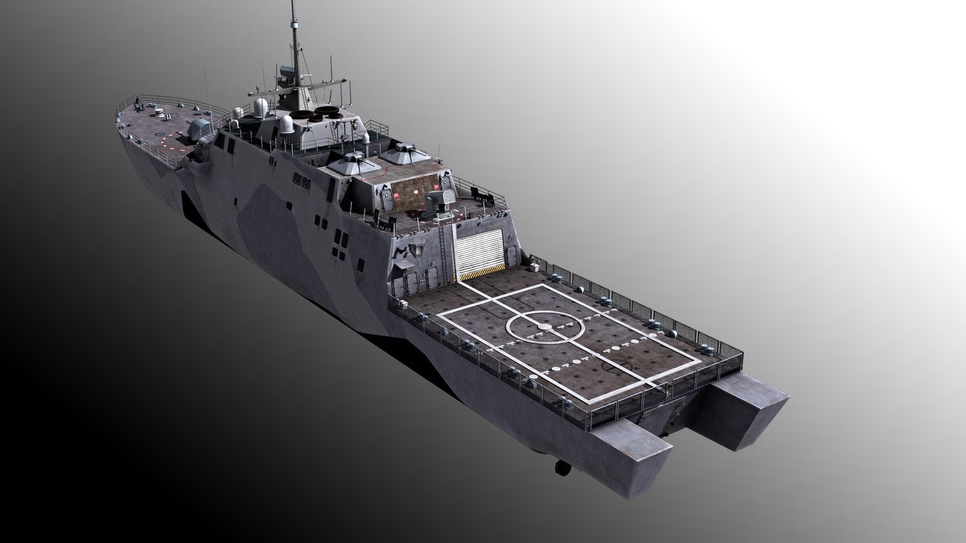 USS Independence LCS-1 3D Model by SQUIR