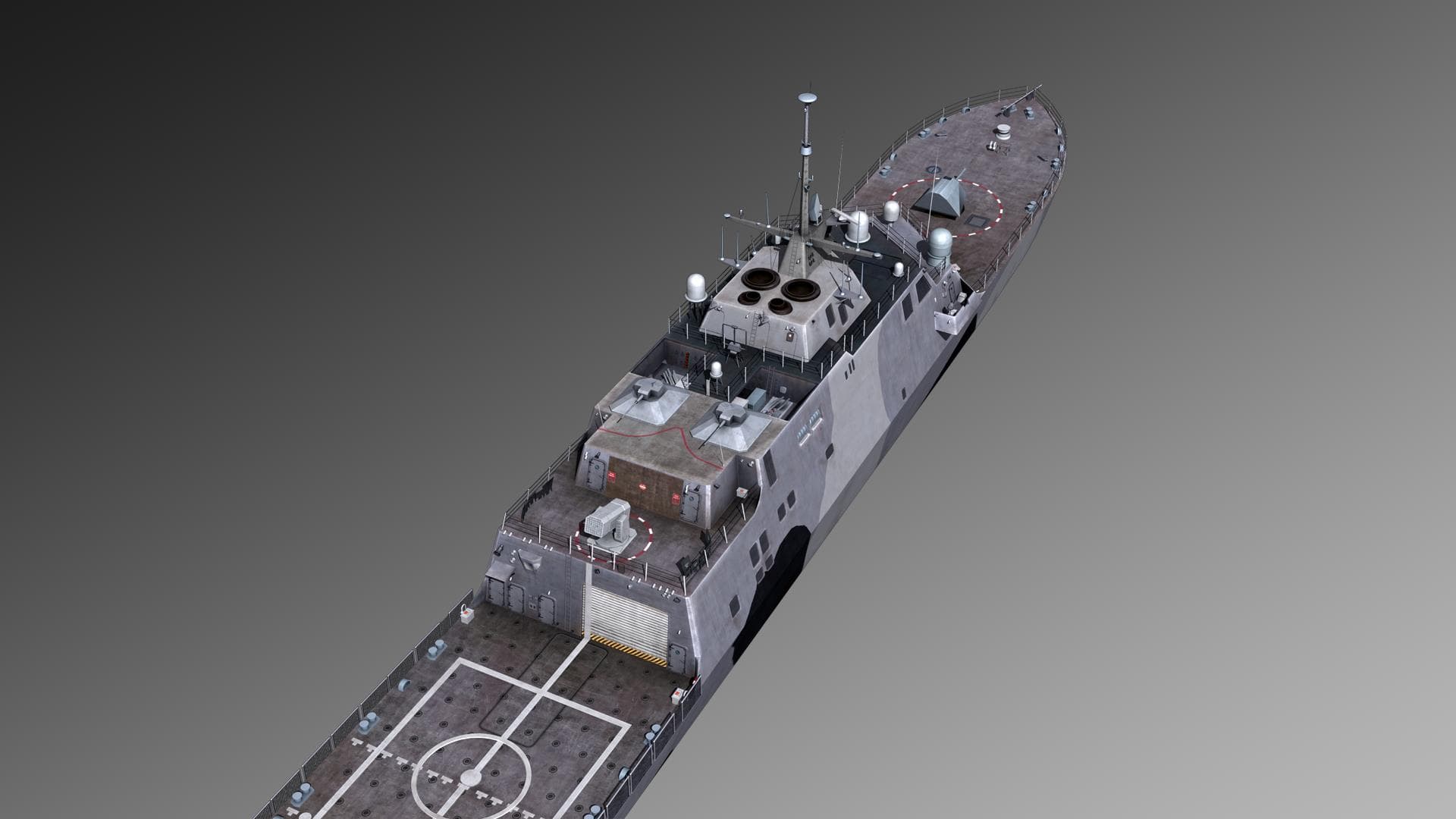 USS Independence LCS-1 3D Model by SQUIR