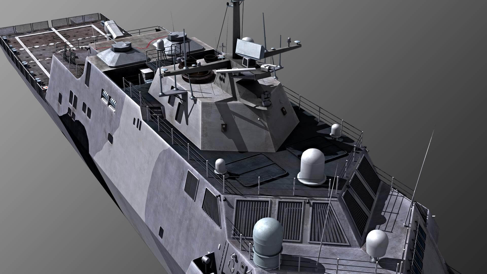 USS Independence LCS-1 3D Model by SQUIR