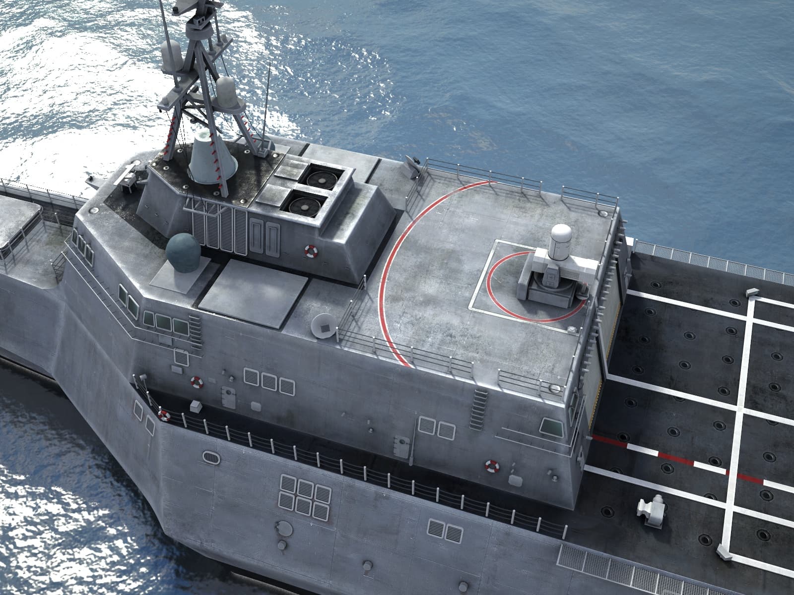 USS Independence LCS-2 (V-Ray) 3D Model by SQUIR