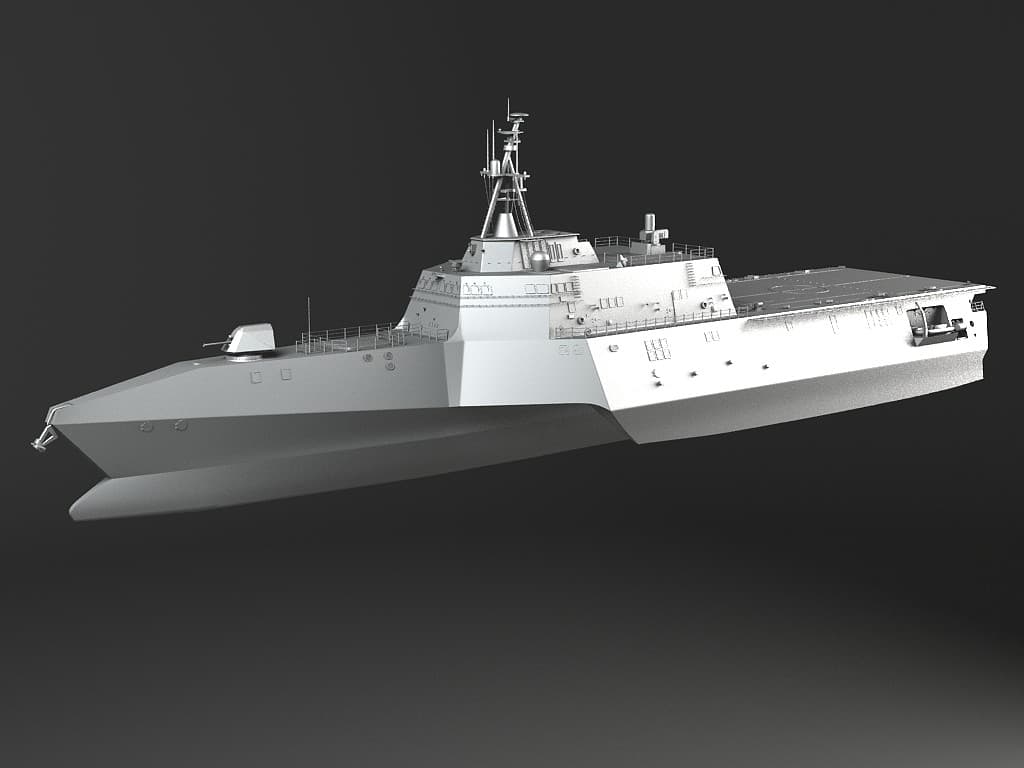 USS Independence LCS-2 3D Model by SQUIR