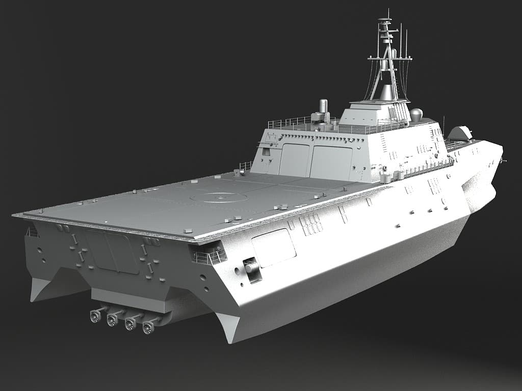 USS Independence LCS-2 3D Model by SQUIR