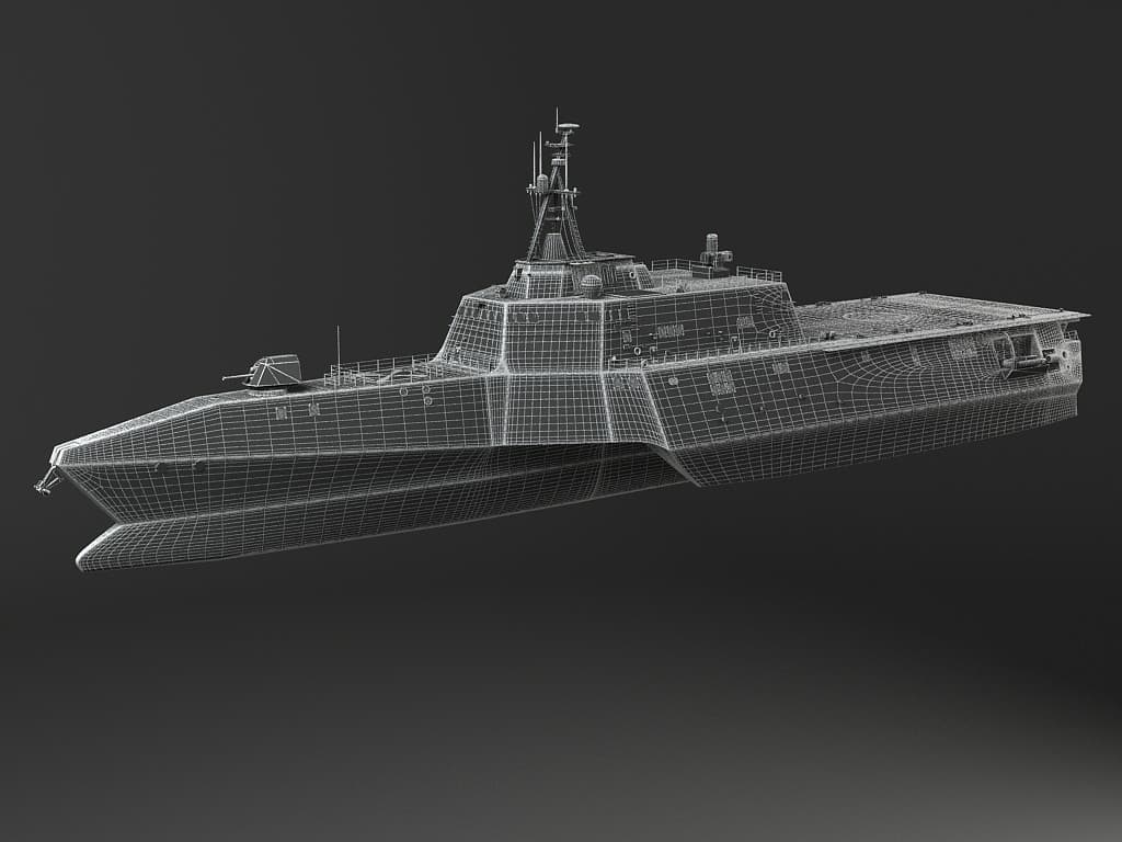 USS Independence LCS-2 3D Model by SQUIR