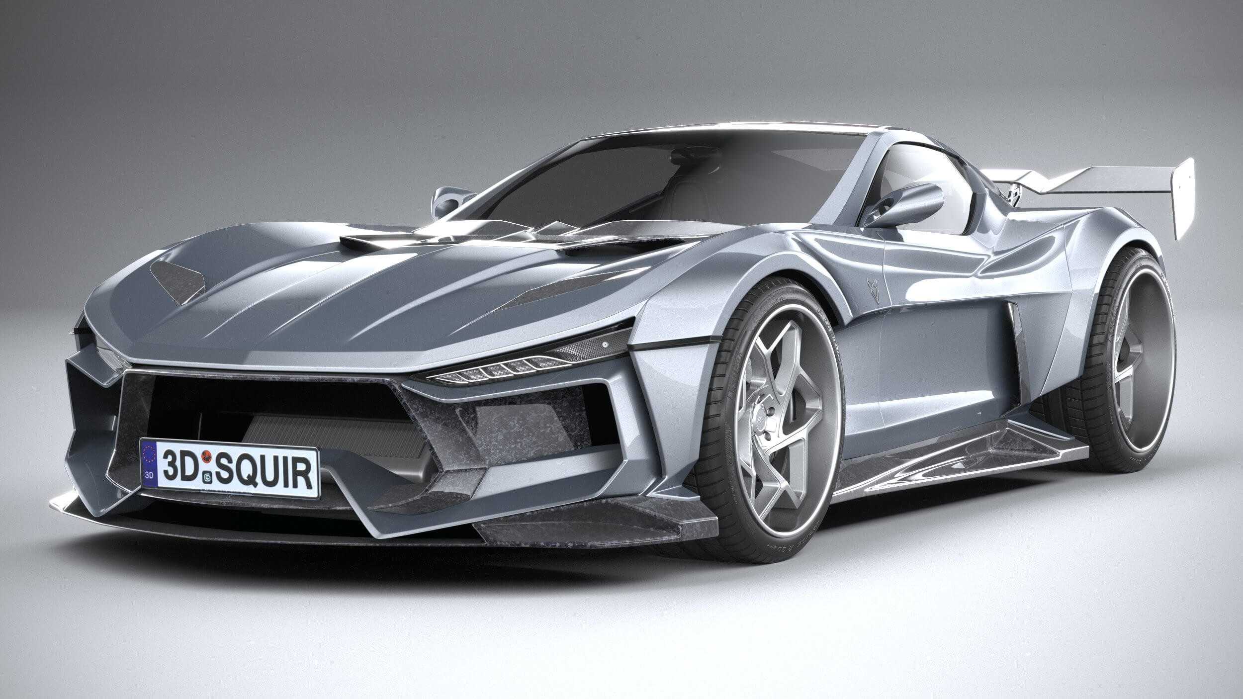 Valarra Corvette 2022 - 3D Model by SQUIR