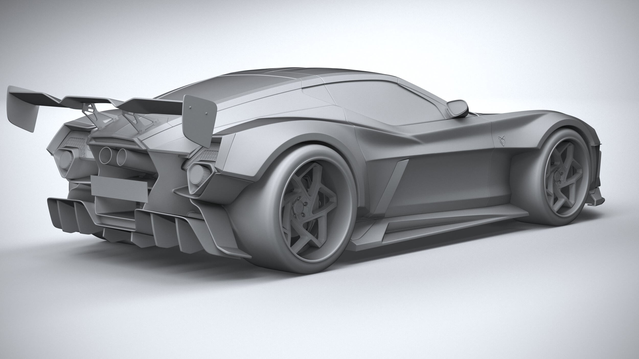 Valarra Corvette 2022 - 3D Model by SQUIR