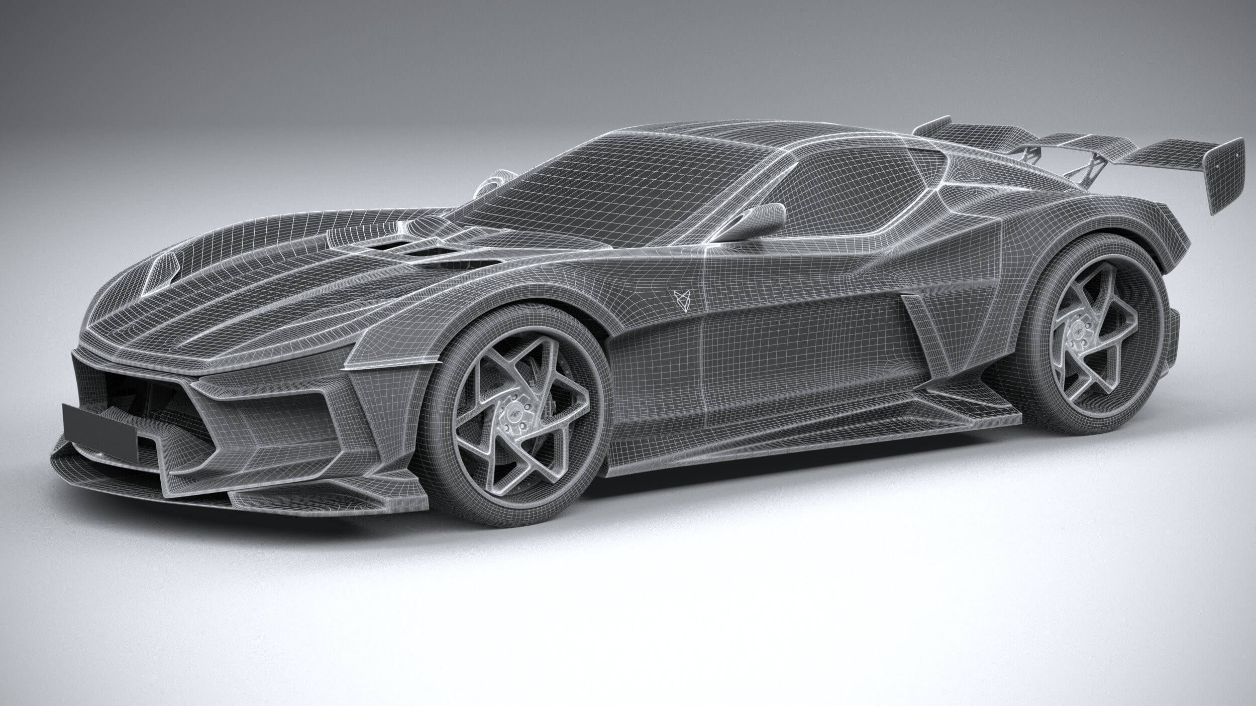 Valarra Corvette 2022 - 3D Model by SQUIR