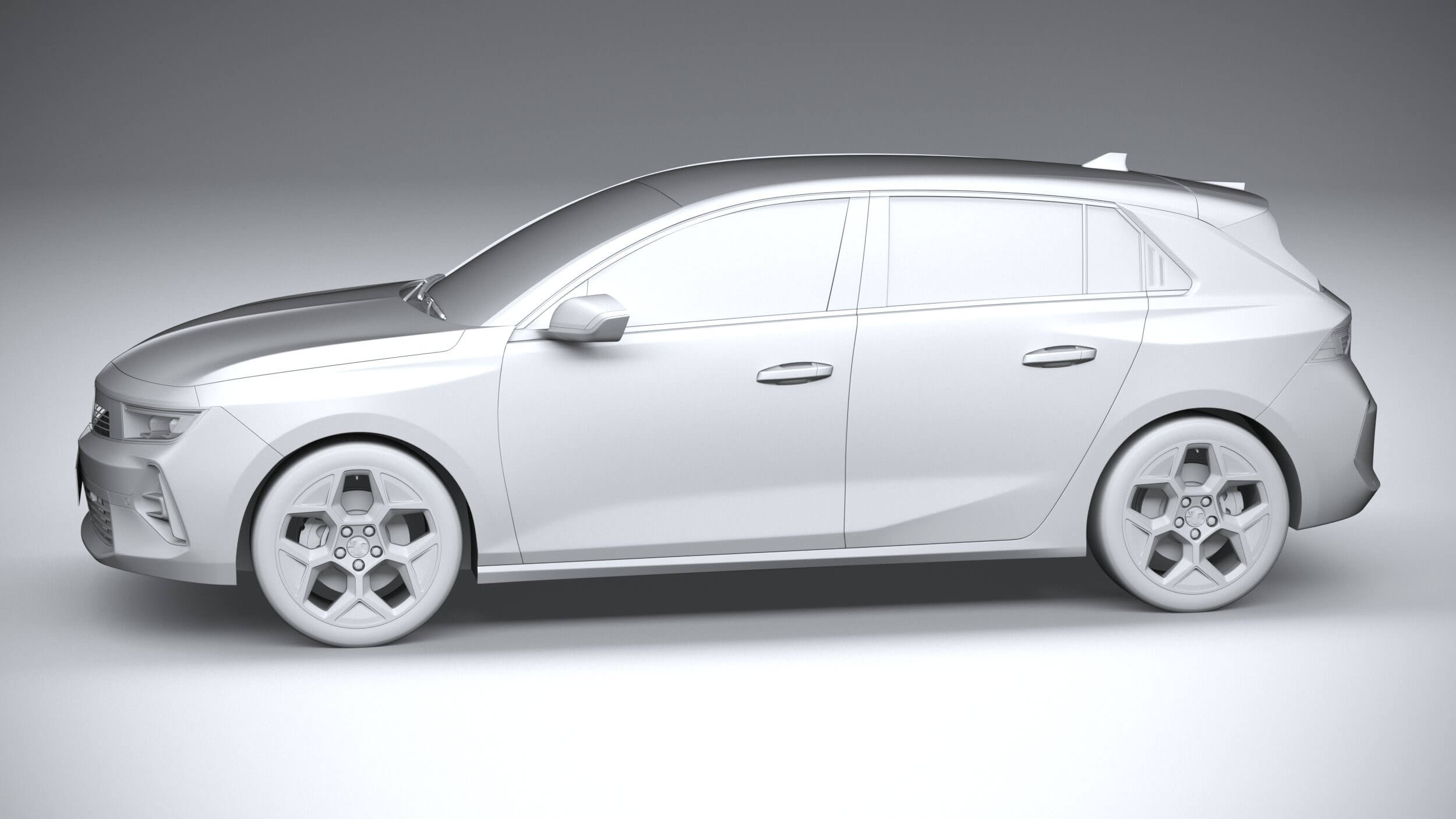 Vauxhall Astra 2022 - 3D Model by SQUIR