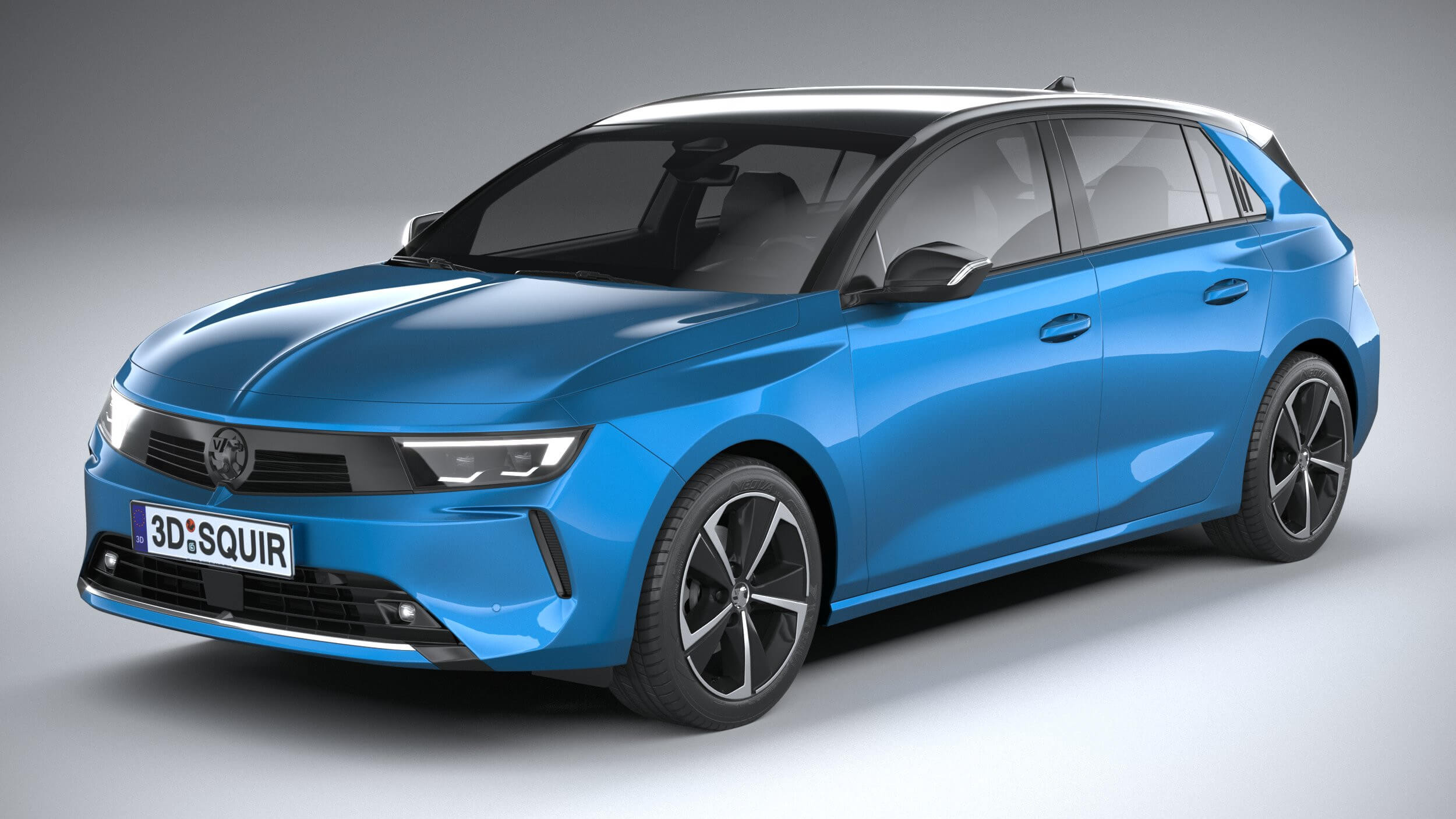 Vauxhall Astra Basic 2022 - 3D Model by SQUIR