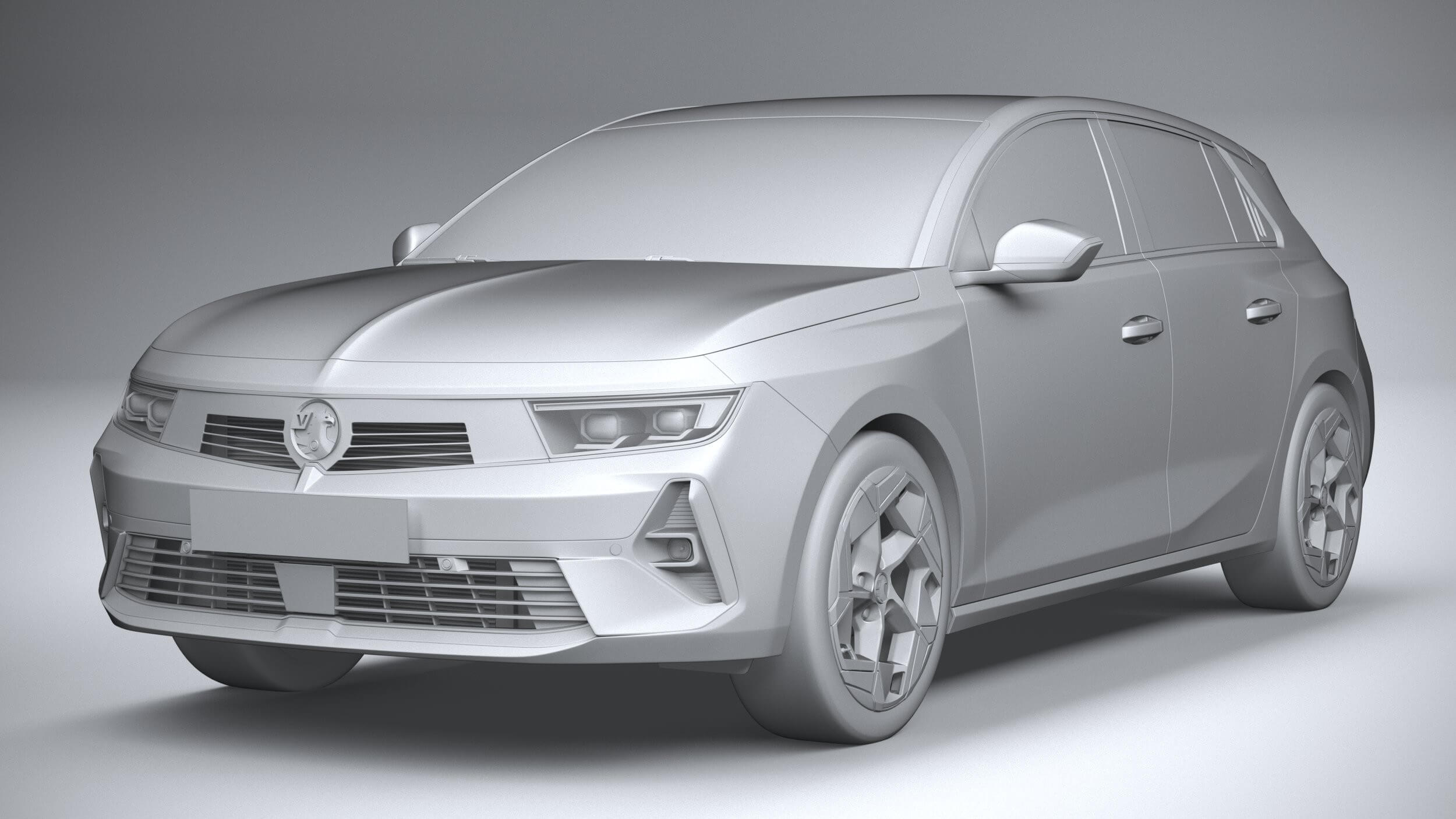 Vauxhall Astra GSe 2022 - 3D Model by SQUIR