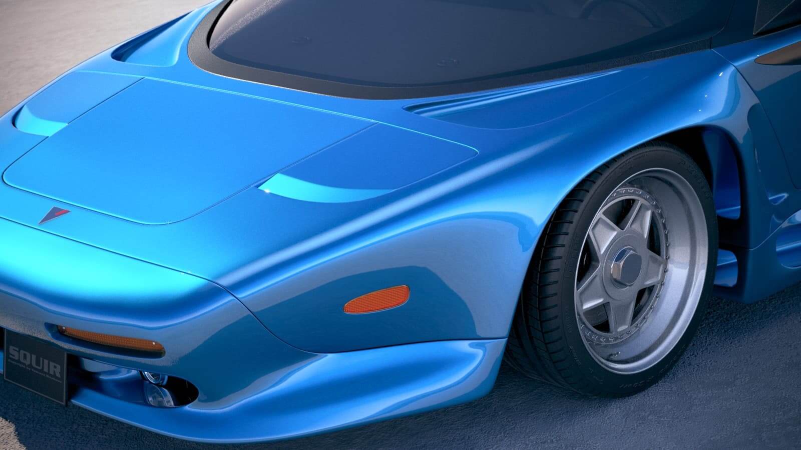 Vector Avtech WX3 1993 - 3D Model by SQUIR