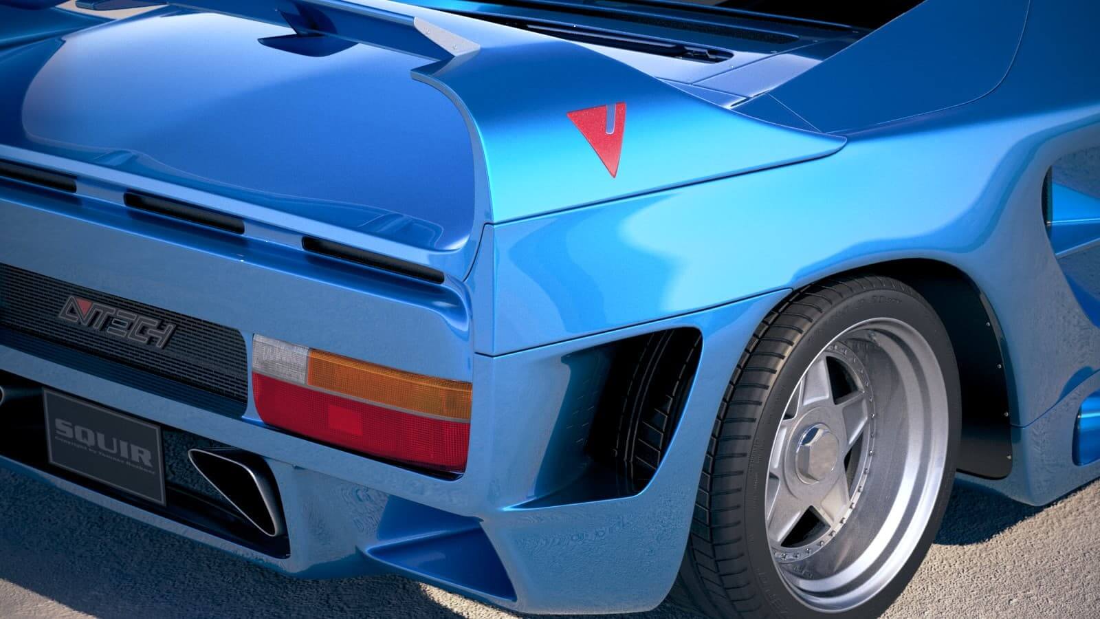 Vector Avtech WX3 1993 - 3D Model by SQUIR