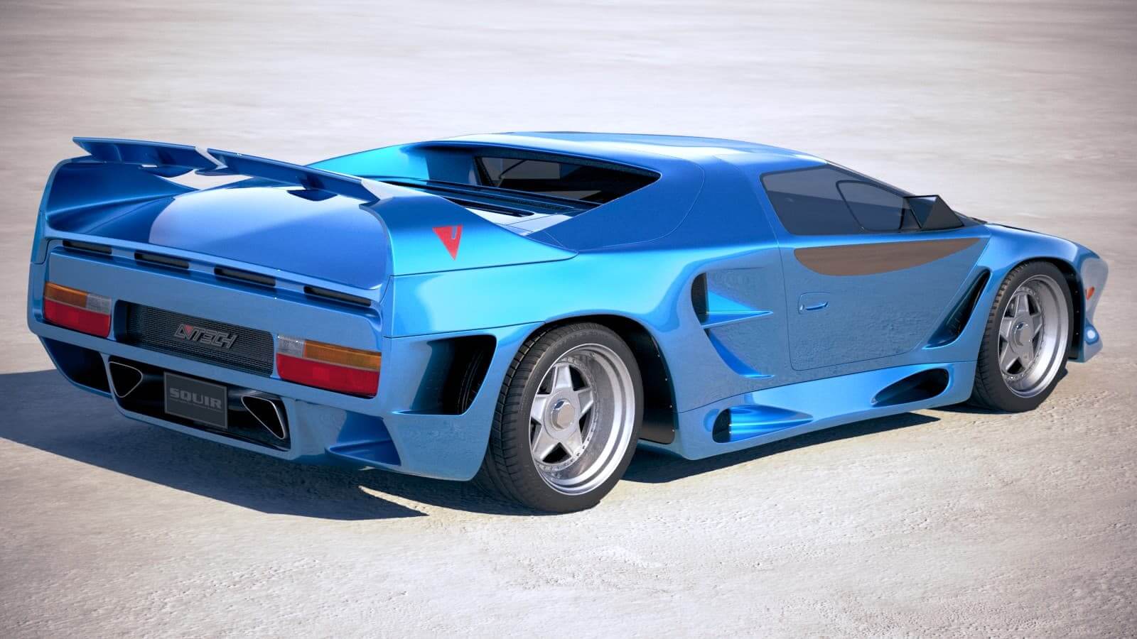 Vector Avtech WX3 1993 - 3D Model by SQUIR