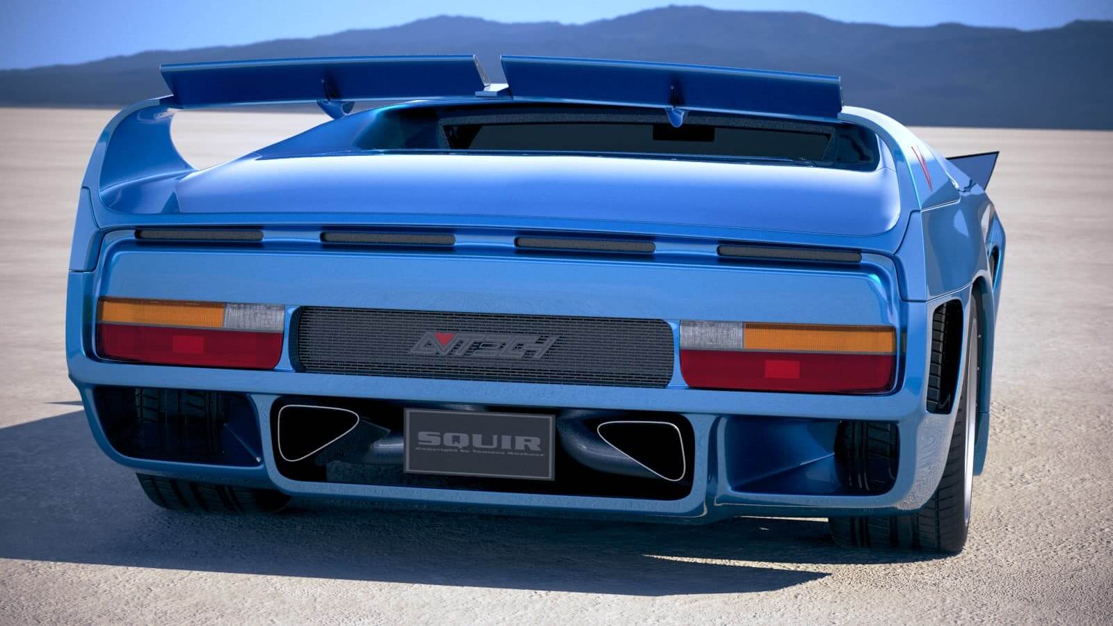 Vector Avtech WX3 1993 - 3D Model by SQUIR