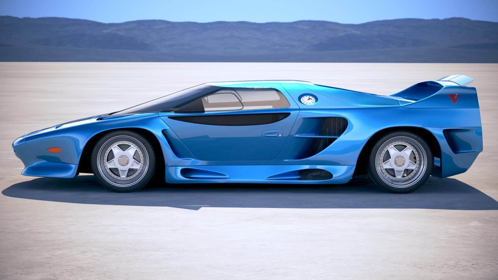 Vector Avtech WX3 1993 - 3D Model by SQUIR