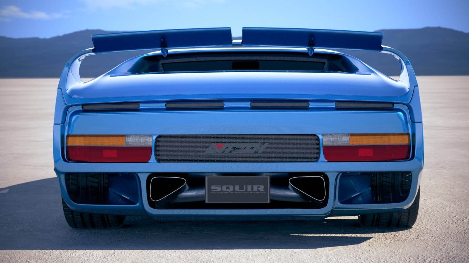 Vector Avtech WX3 1993 - 3D Model by SQUIR