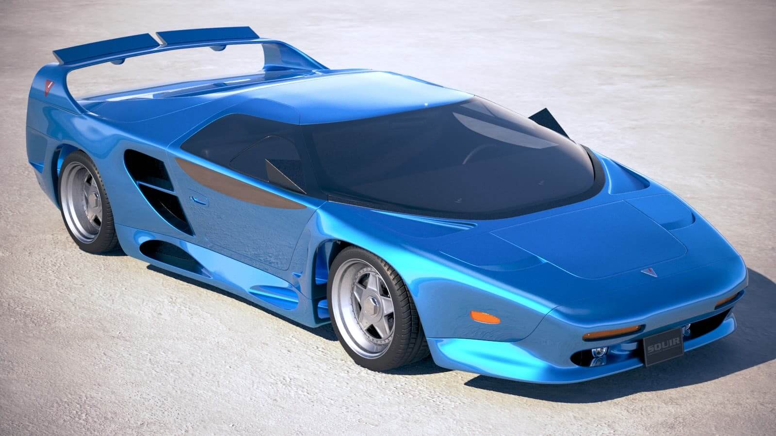 Vector Avtech WX3 1993 - 3D Model by SQUIR