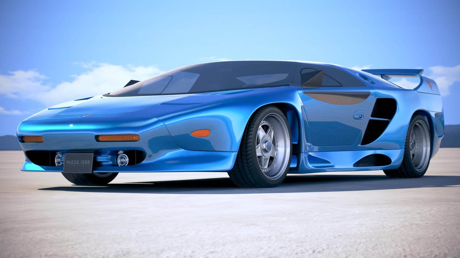 Vector Avtech WX3 1993 - 3D Model by SQUIR