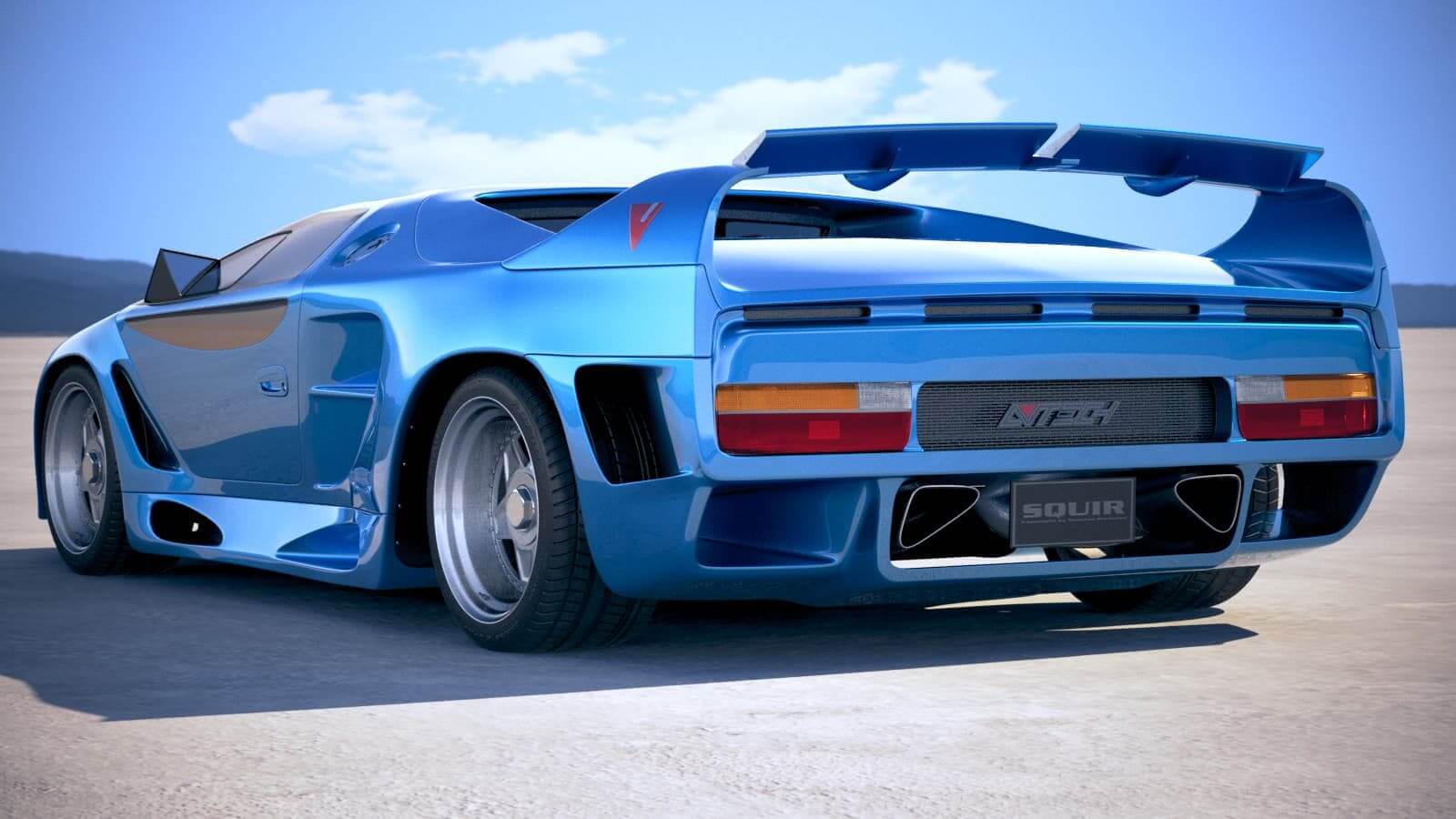 Vector Avtech WX3 1993 - 3D Model by SQUIR