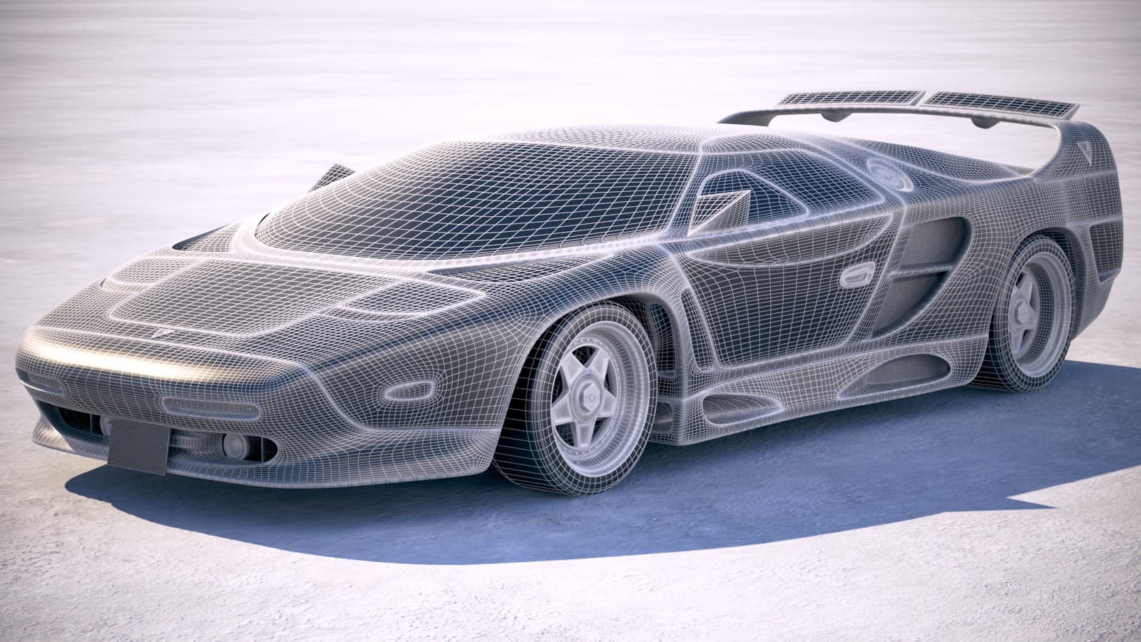 Vector Avtech WX3 1993 - 3D Model by SQUIR