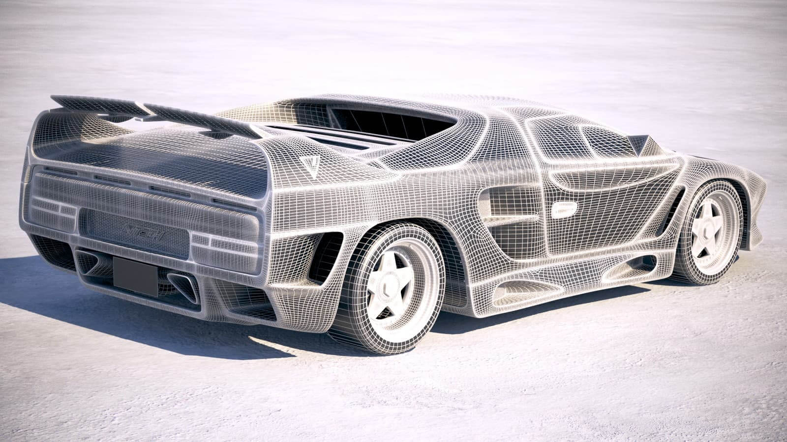 Vector Avtech WX3 1993 - 3D Model by SQUIR