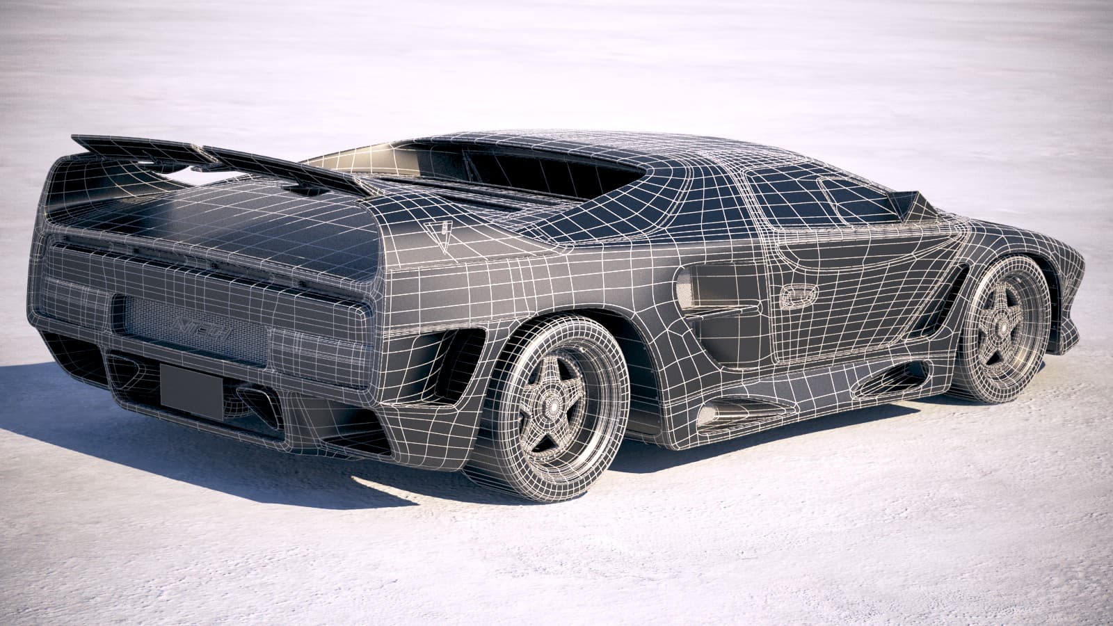 Vector Avtech WX3 1993 - 3D Model by SQUIR