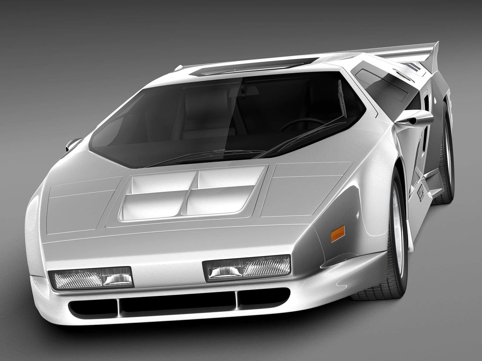 Vector W8 1990-1992 3D Model by SQUIR