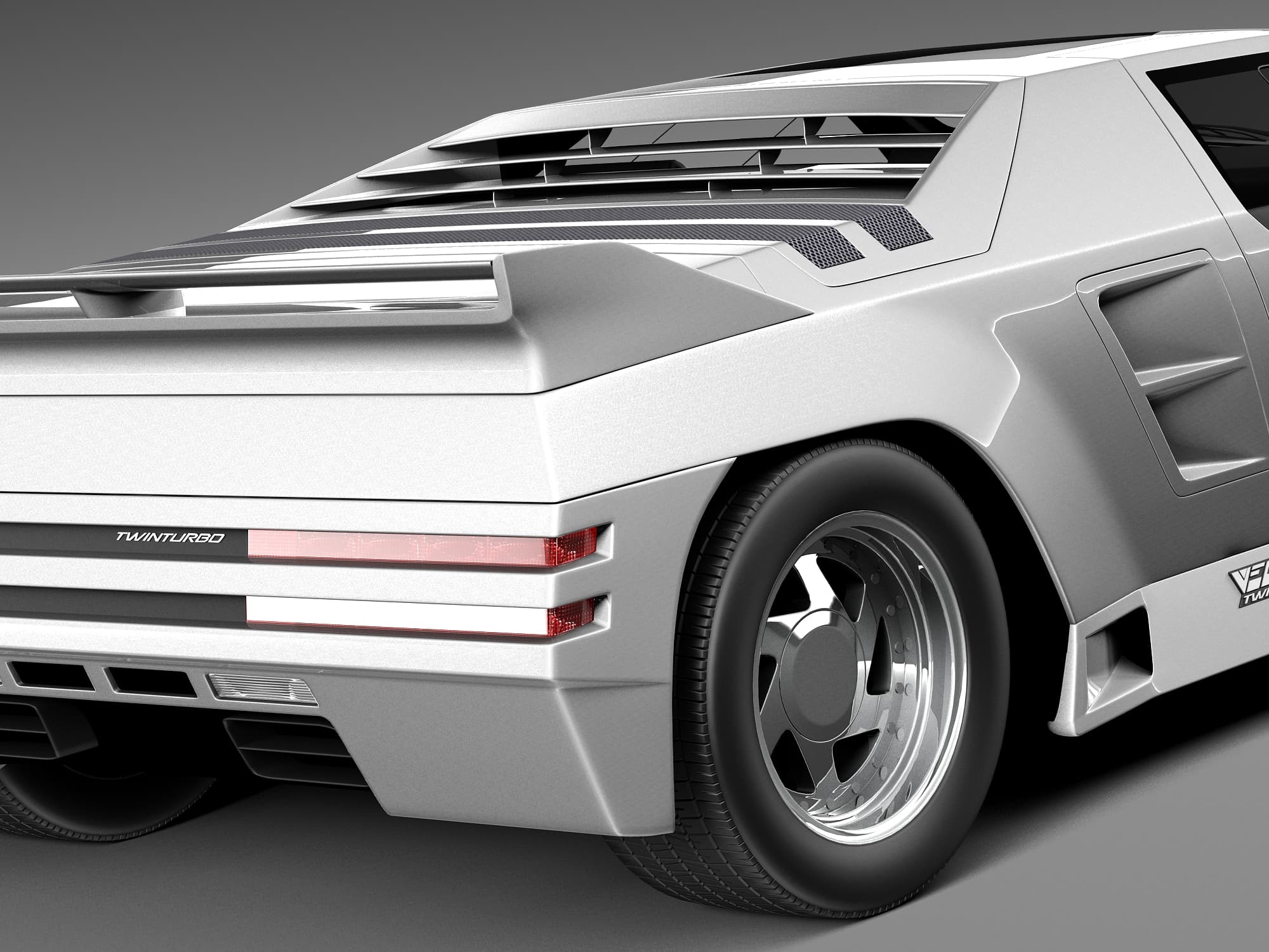 Vector W8 1990-1992 3D Model by SQUIR