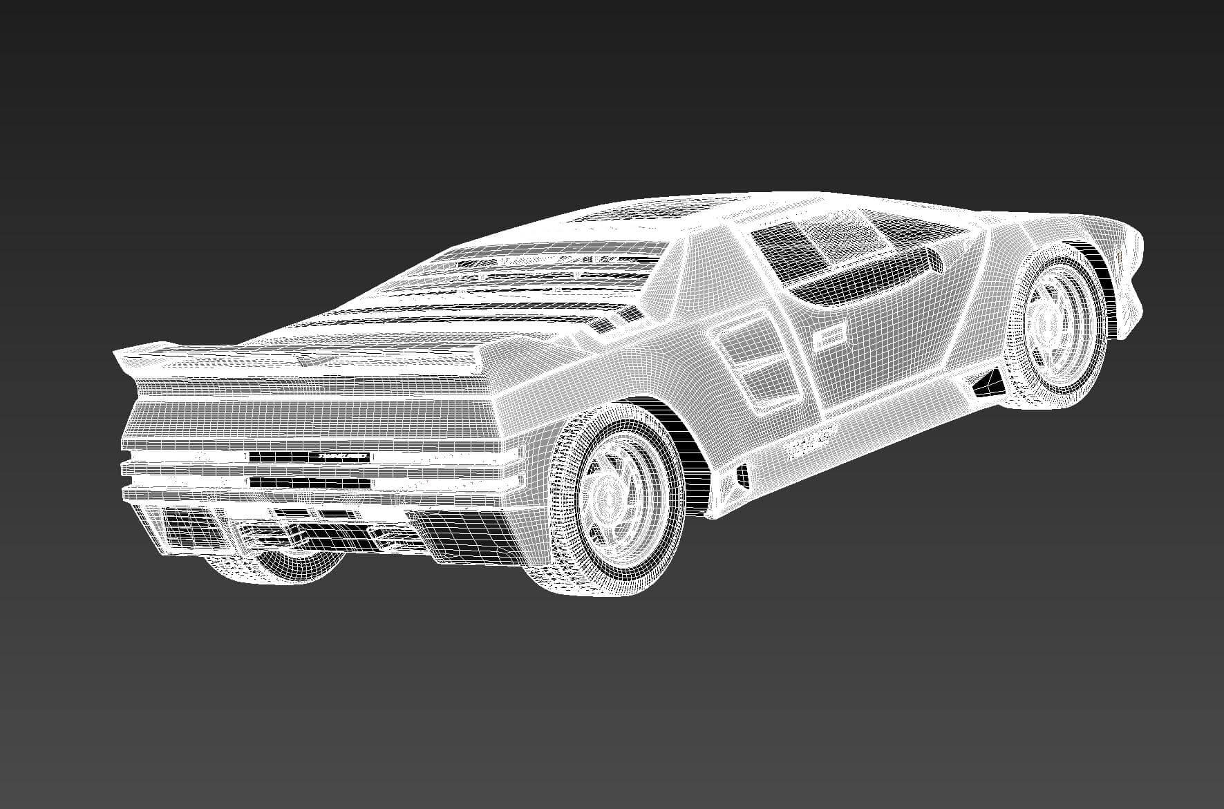 Vector W8 1990-1992 3D Model by SQUIR