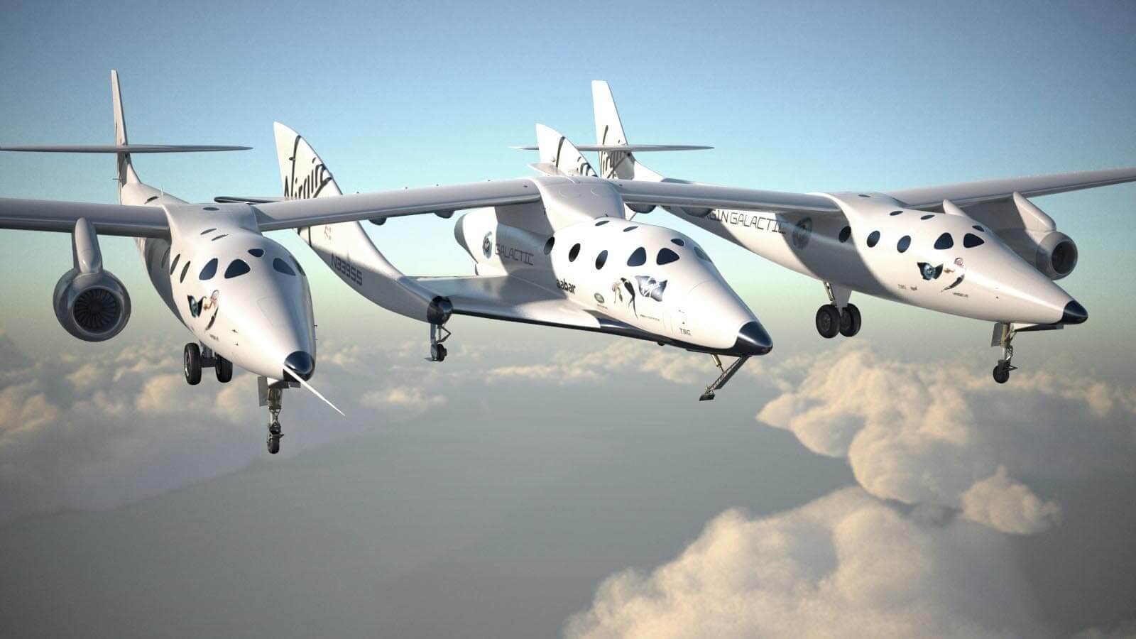 Virgin Galactic Shuttle - 3D Model by SQUIR