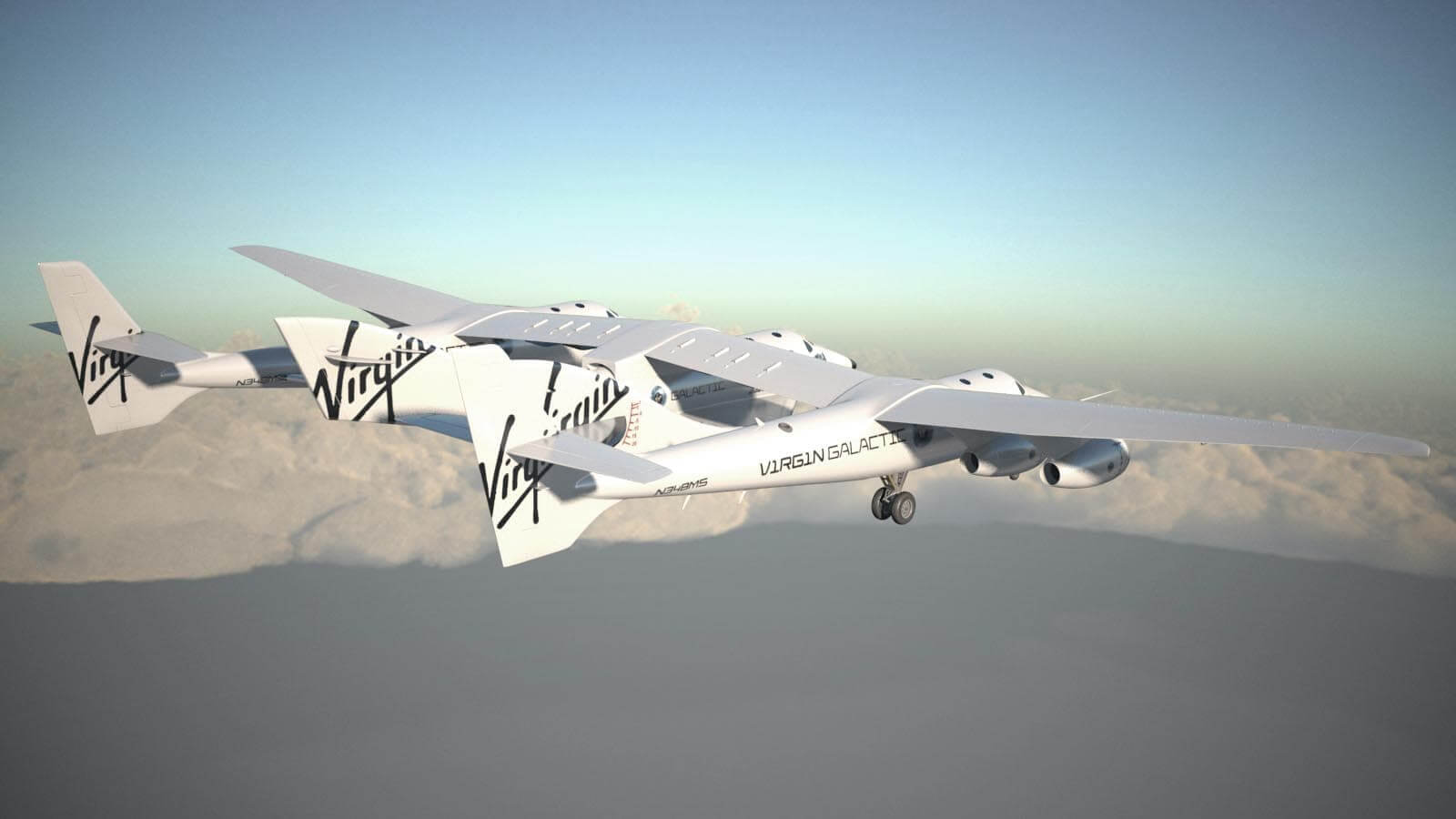 Virgin Galactic Shuttle - 3D Model by SQUIR
