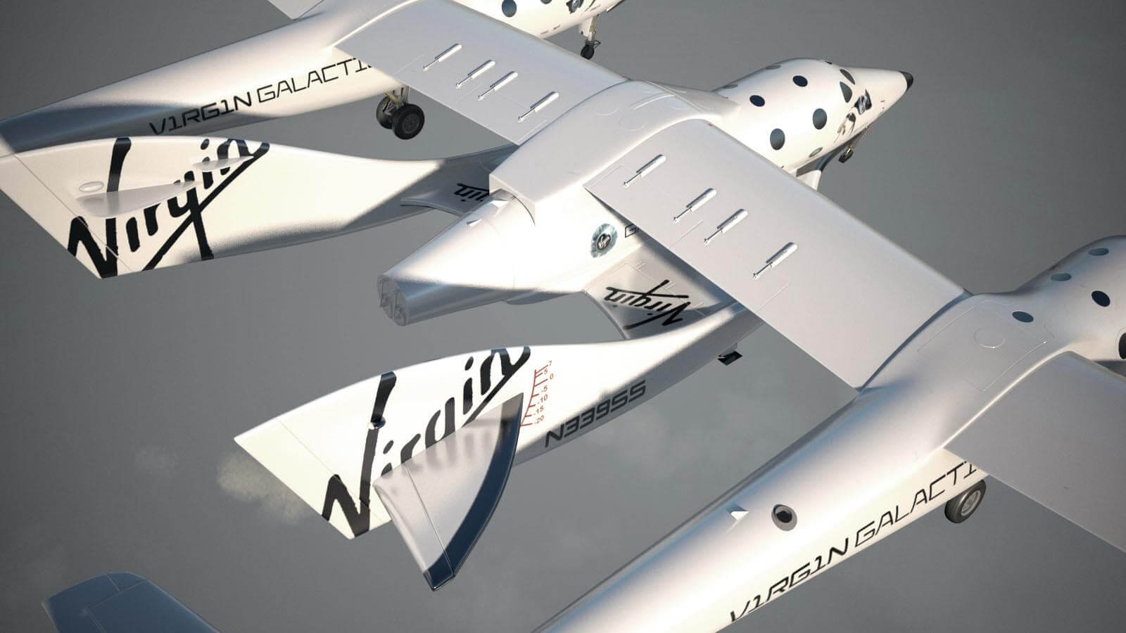 Virgin Galactic Shuttle - 3D Model by SQUIR