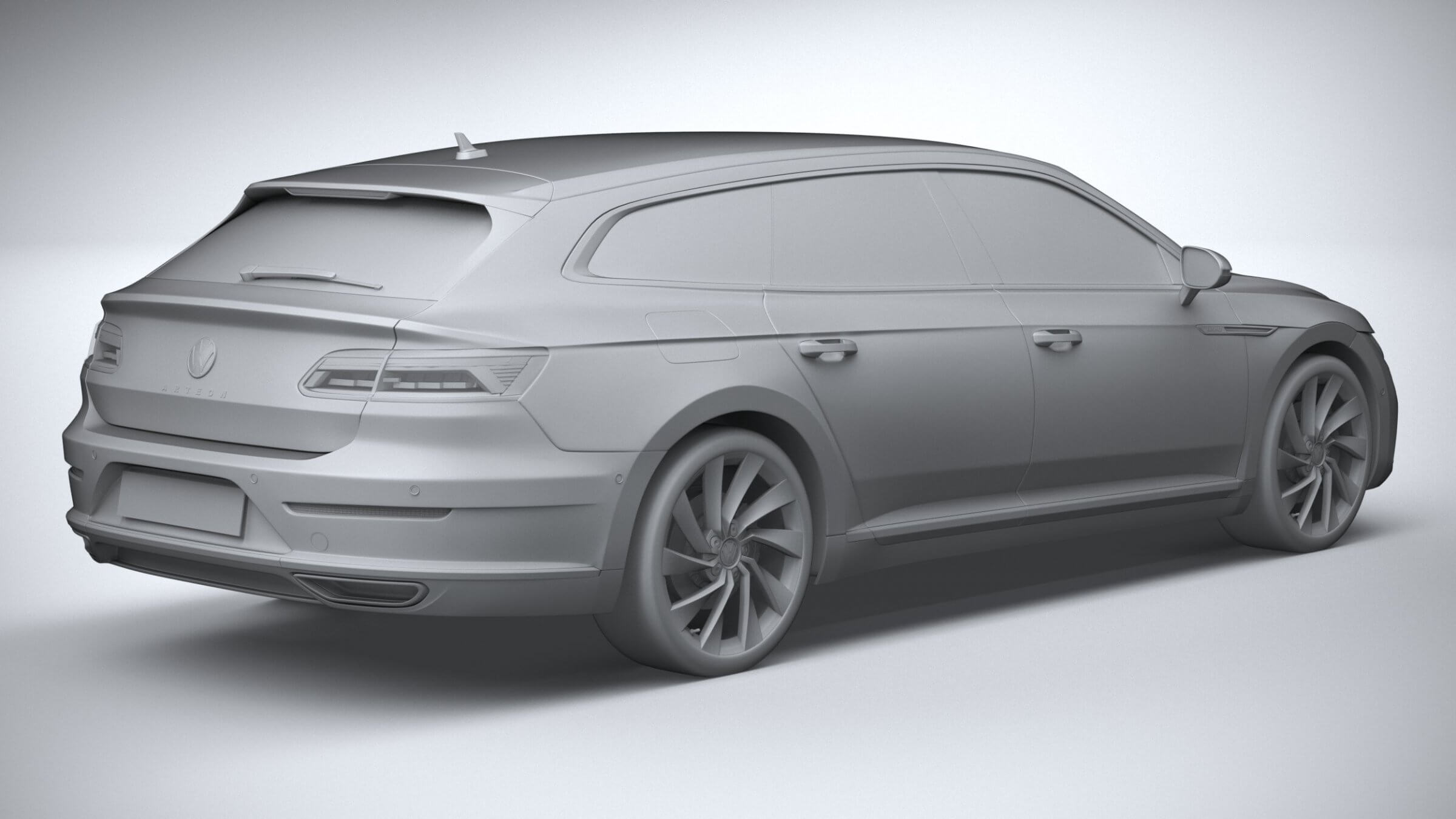 Volkswagen Arteon Shooting Brake Elegance 2021 - 3D Model by SQUIR