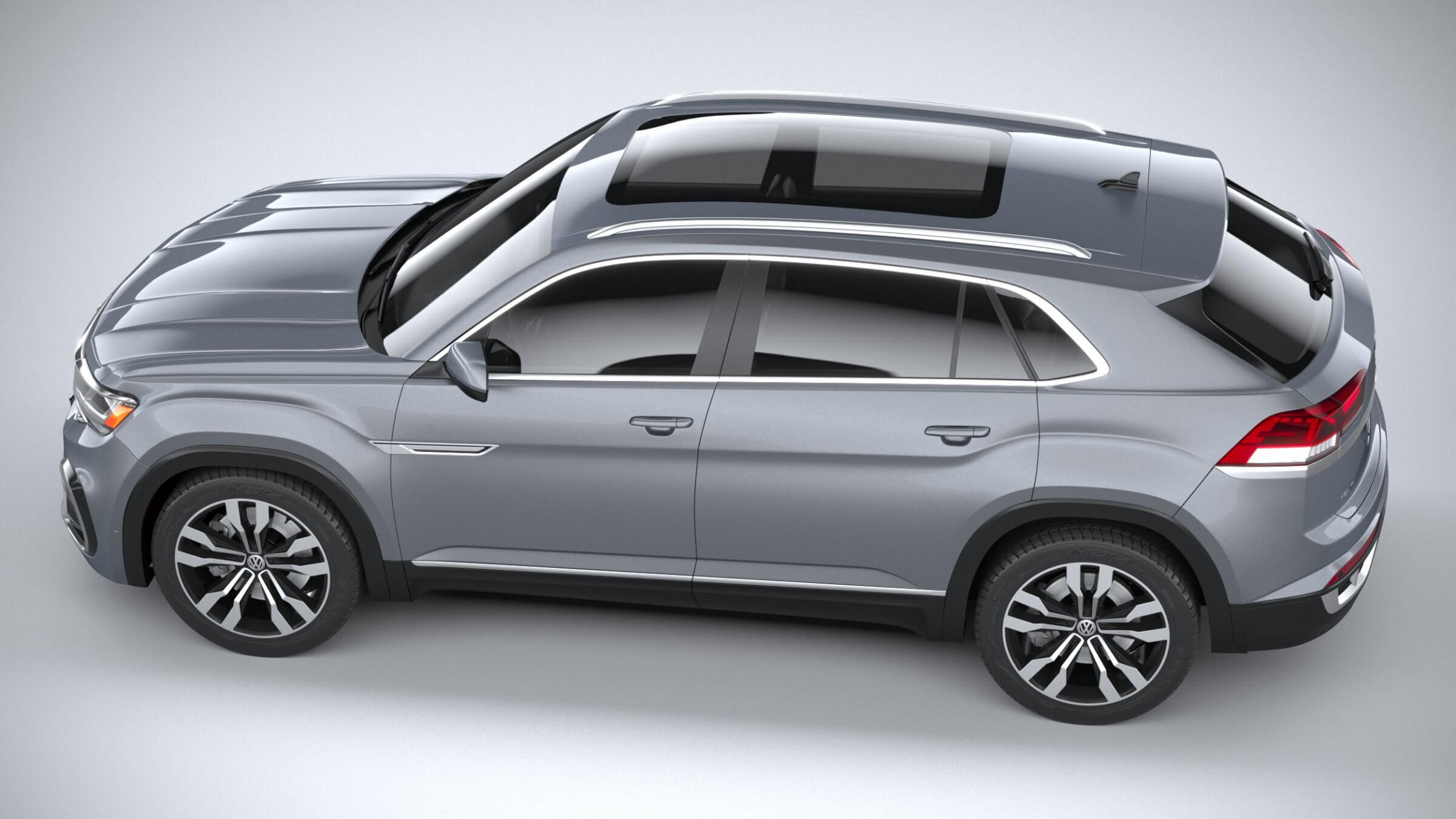 Volkswagen Atlas Cross Sport R-Line 2021 3D Model by SQUIR