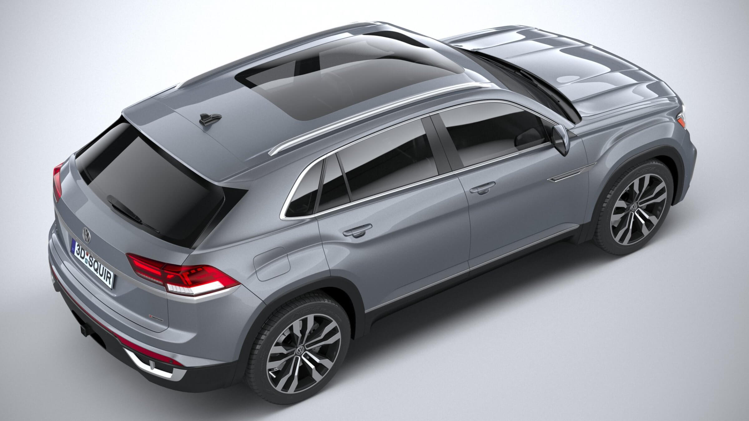 Volkswagen Atlas Cross Sport R-Line 2021 3D Model by SQUIR