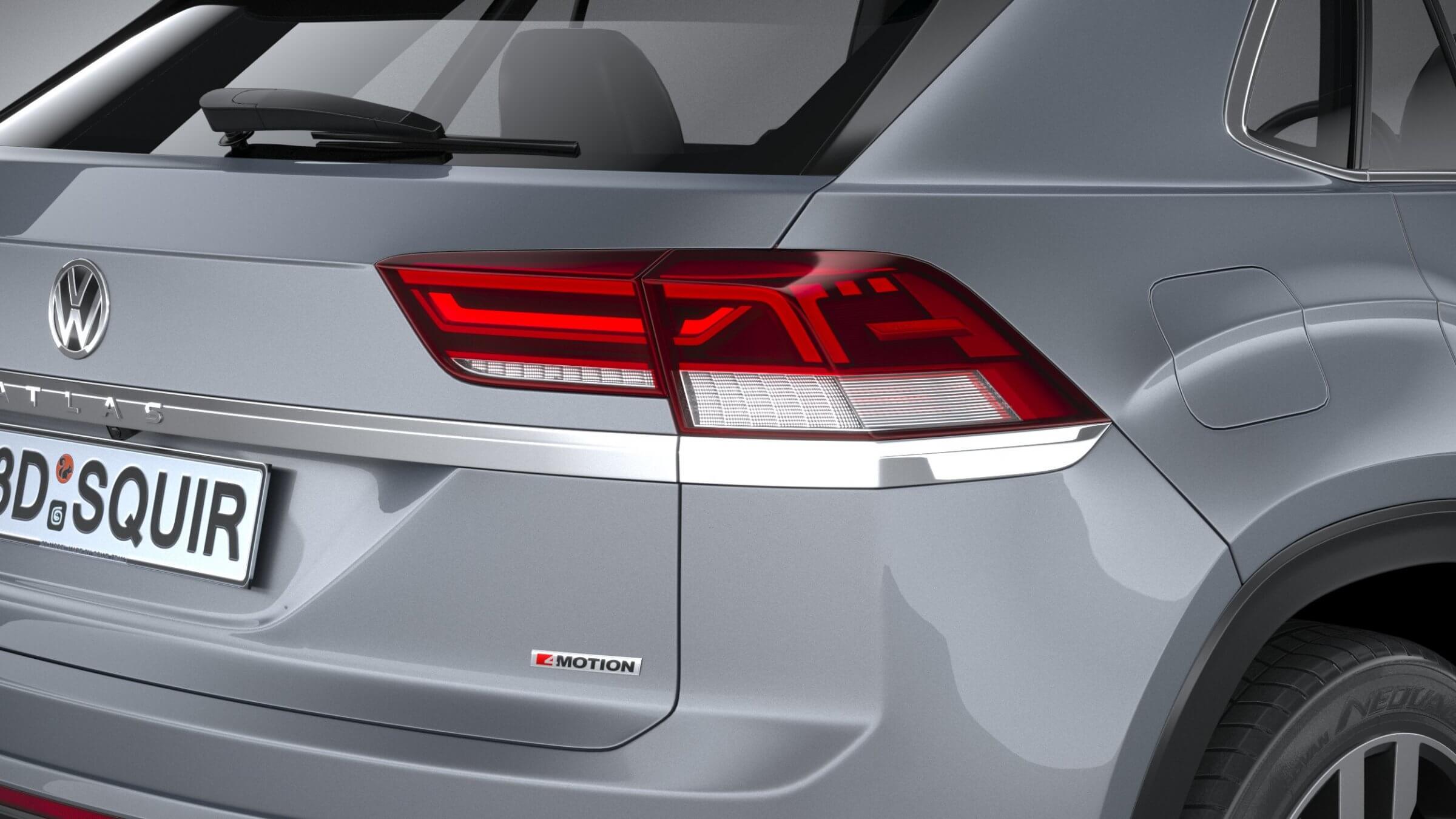 Volkswagen Atlas Cross Sport R-Line 2021 3D Model by SQUIR