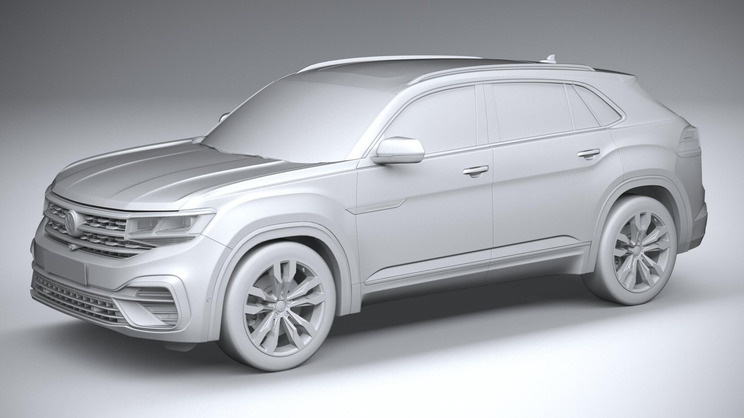 Volkswagen Atlas Cross Sport R-Line 2021 3D Model by SQUIR