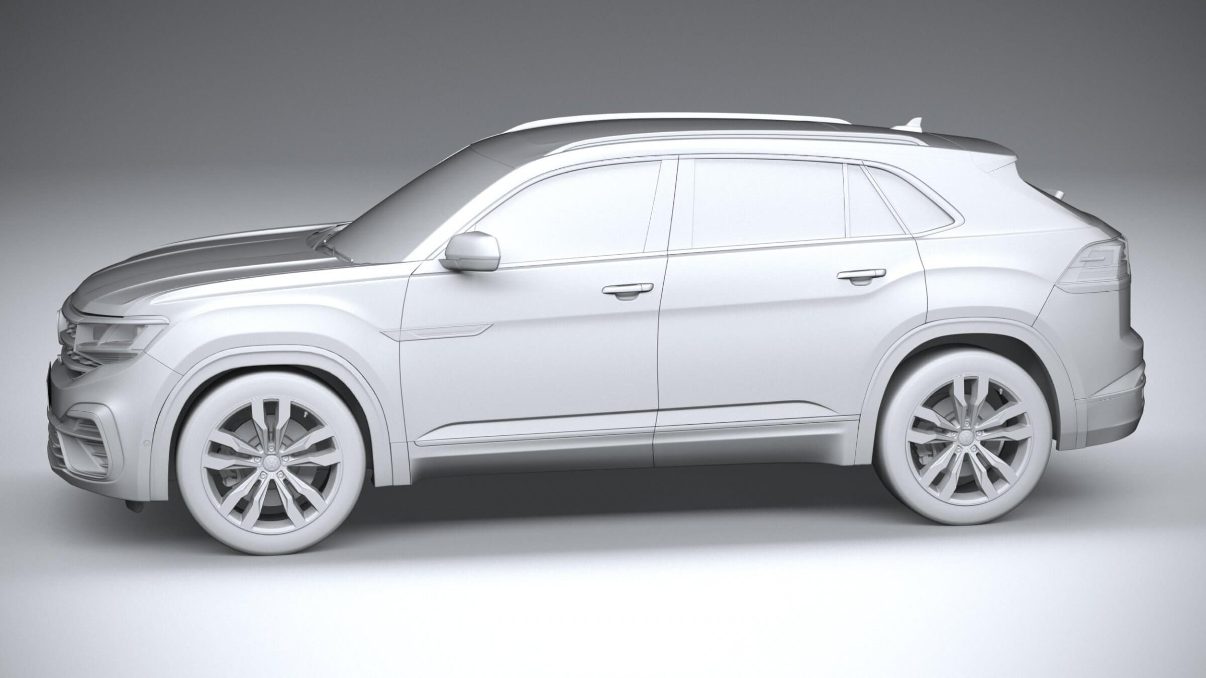 Volkswagen Atlas Cross Sport R-Line 2021 3D Model by SQUIR