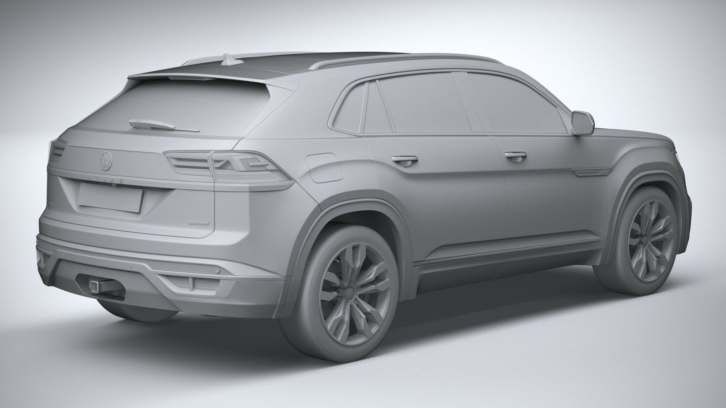 Volkswagen Atlas Cross Sport R-Line 2021 3D Model by SQUIR
