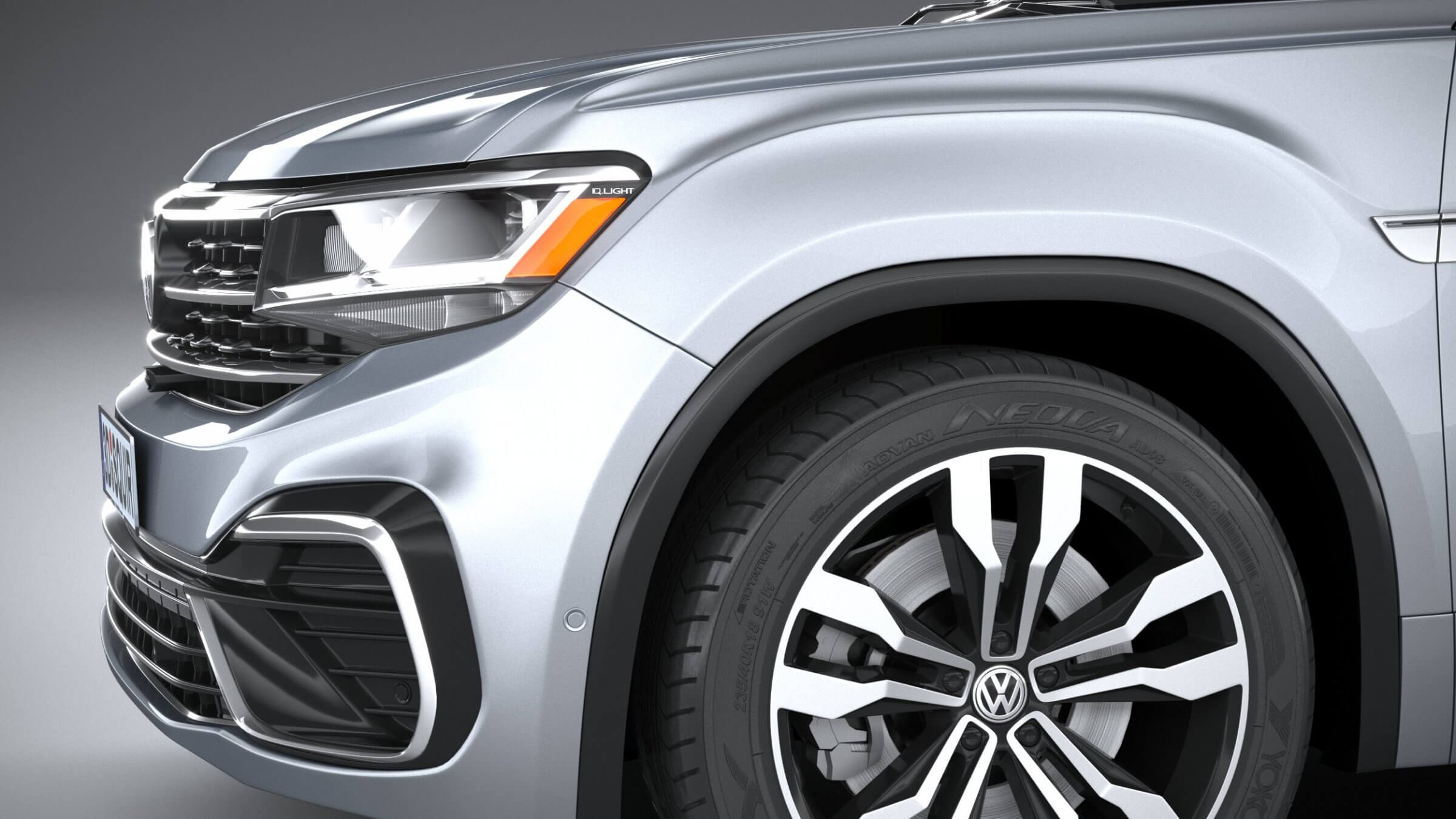 Volkswagen Atlas R-line 2021 3D Model by SQUIR