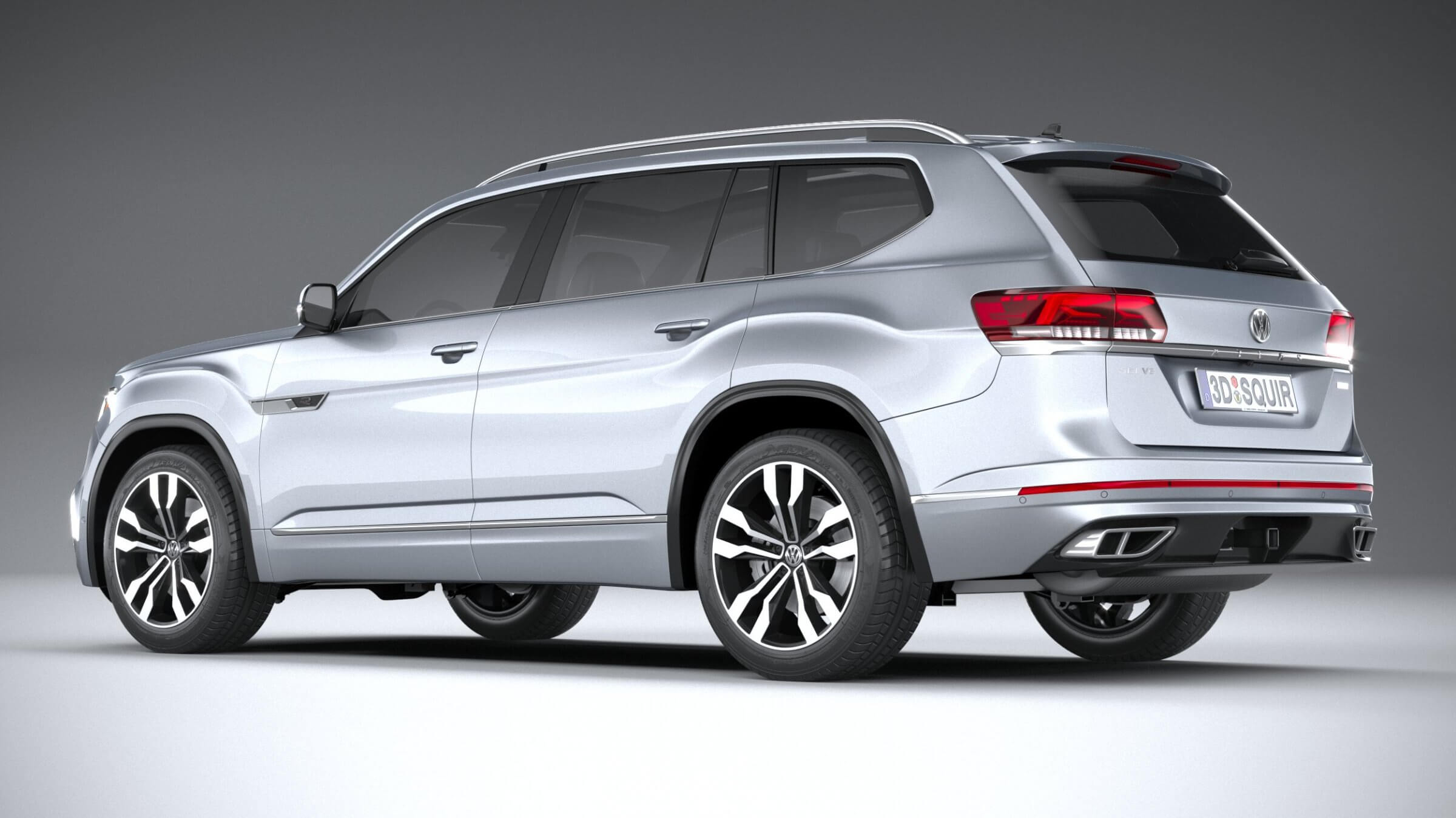 Volkswagen Atlas R-line 2021 3D Model by SQUIR