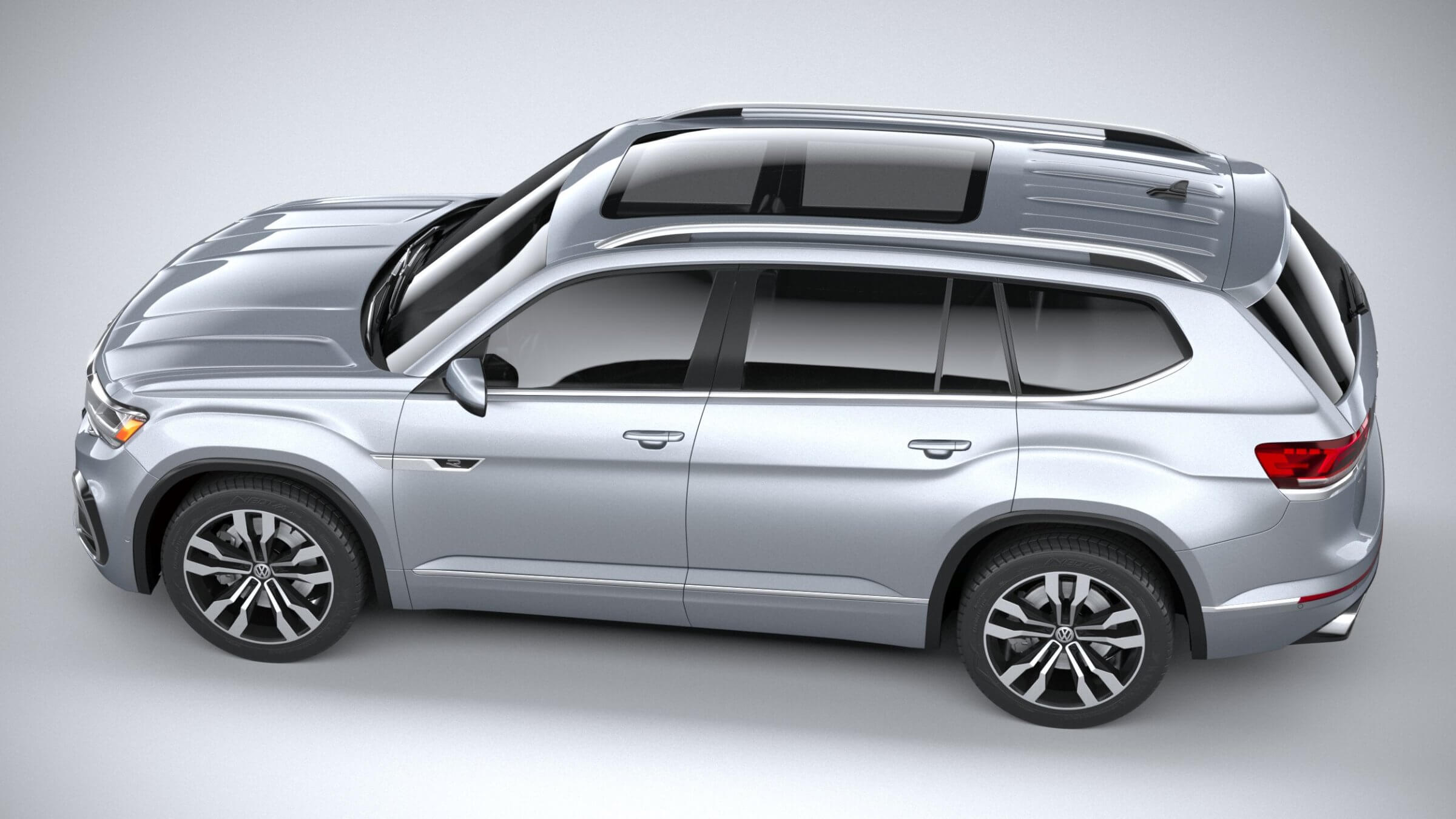 Volkswagen Atlas R-line 2021 3D Model by SQUIR